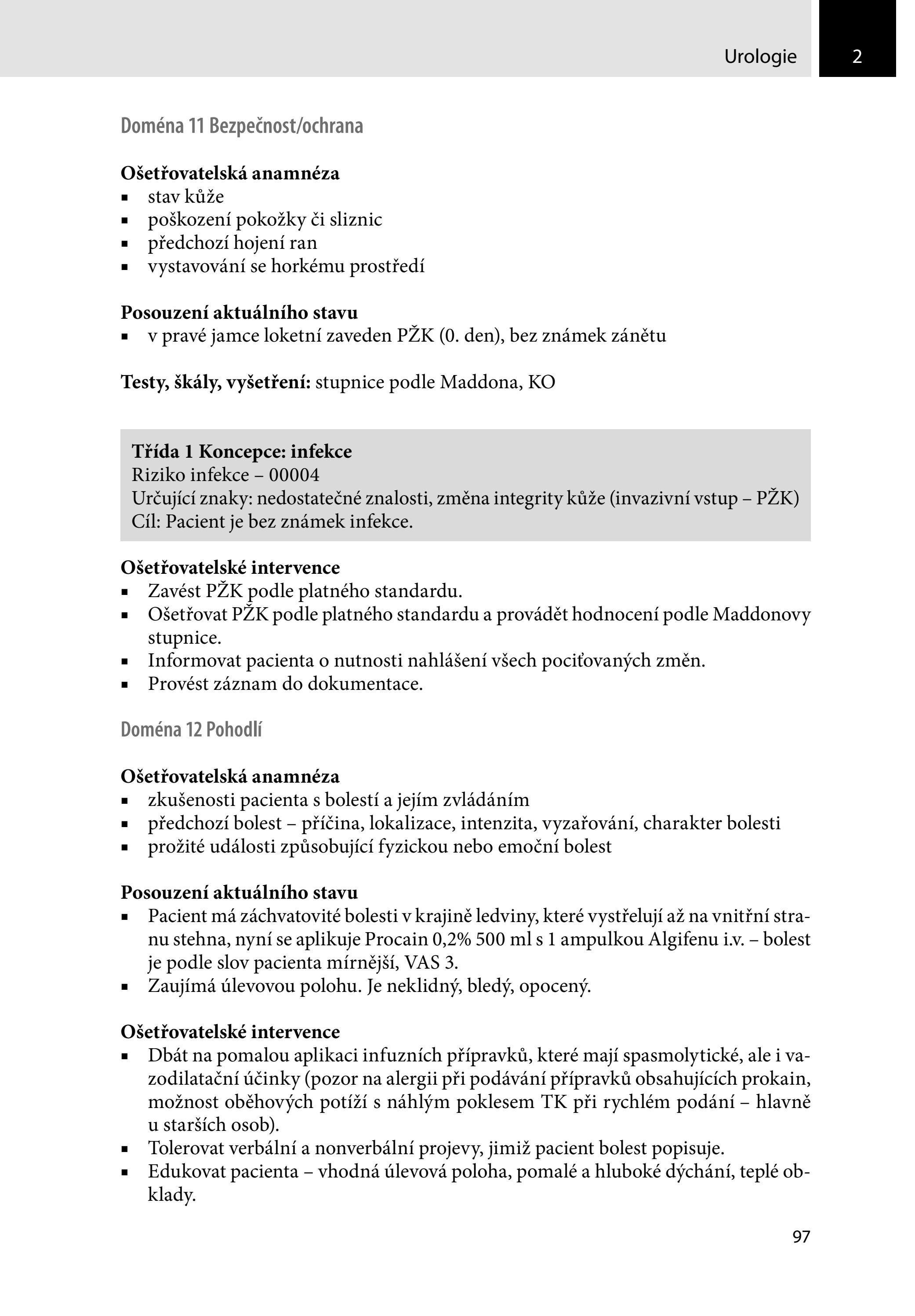 Ošetřovatelství v chirurgii II (Ukázka, strana 99) by Kosmas-CZ - Issuu