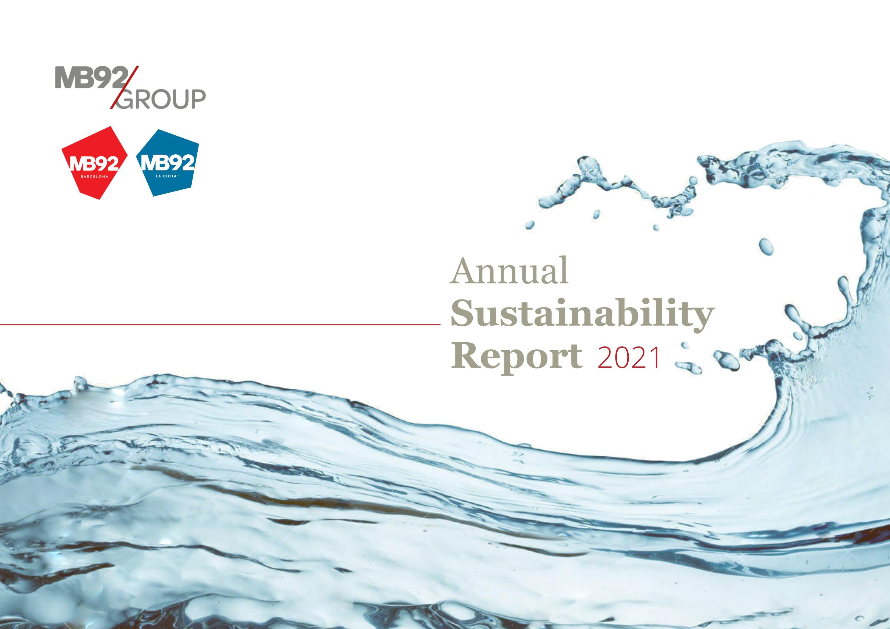 MB92 Group - Annual Sustainability Report 2021 by MB92Group - Issuu