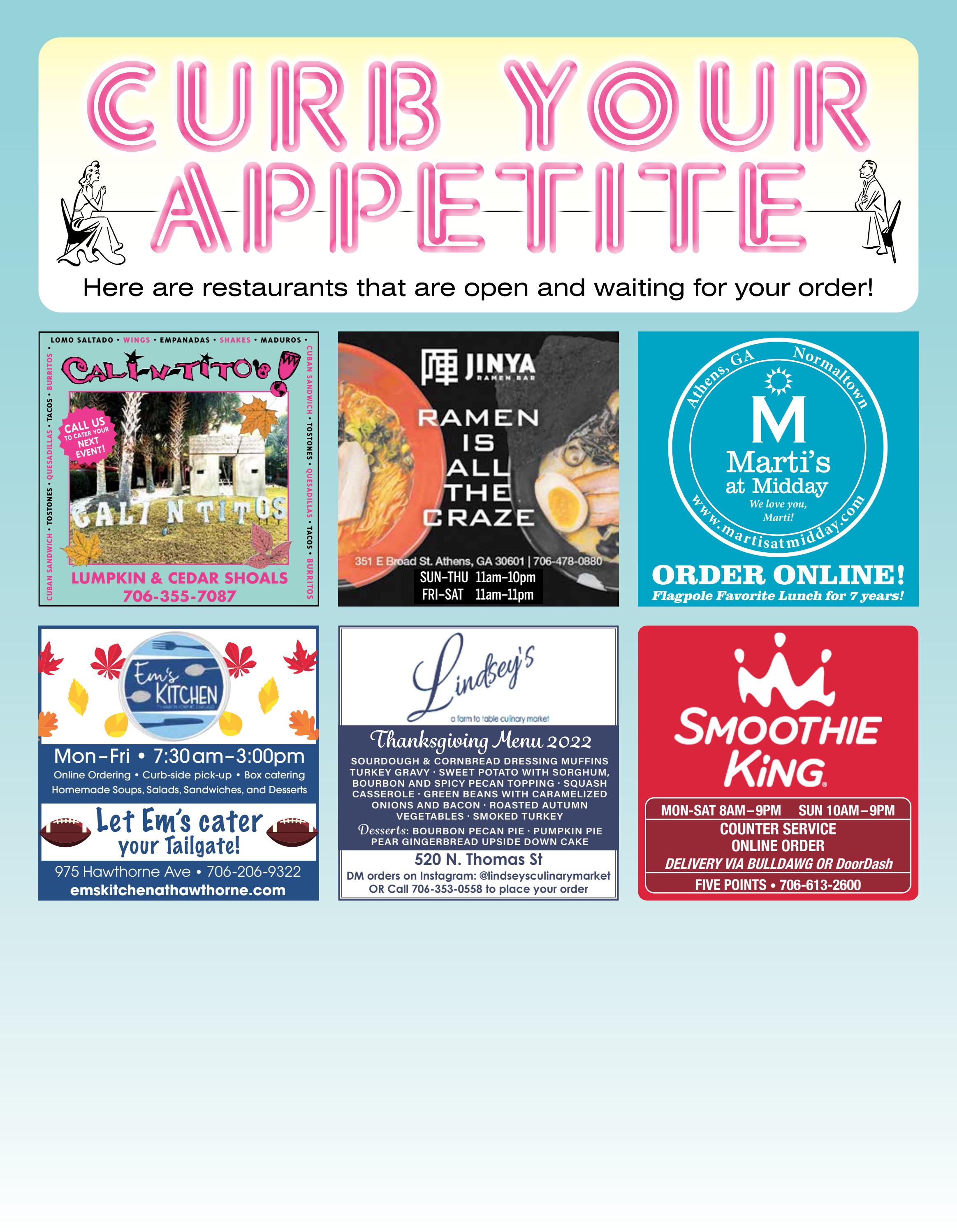 Curb Your Appetite 11-16-22 by Flagpole Magazine - Issuu