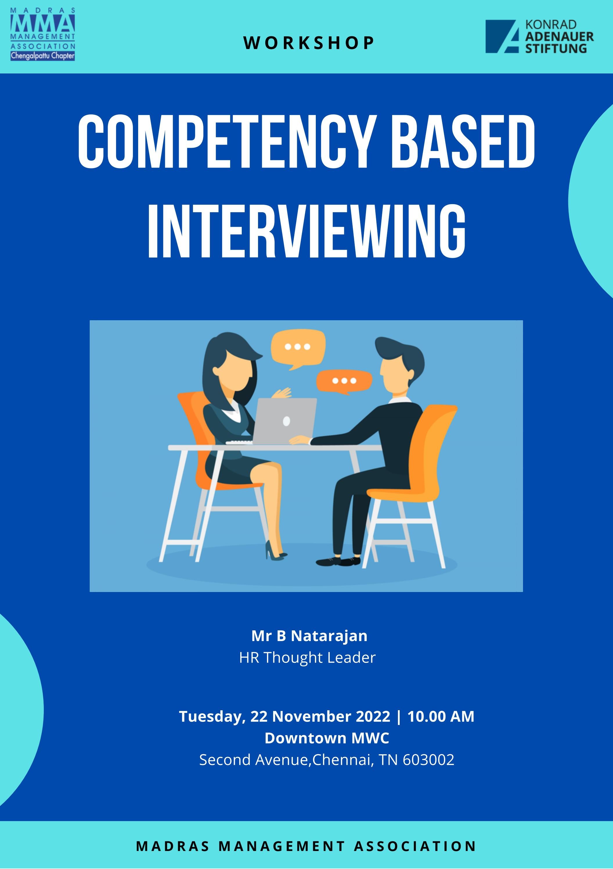 Competency Based Interviewing - 22 Nov 2022 - Chengalpattu by Madras ...