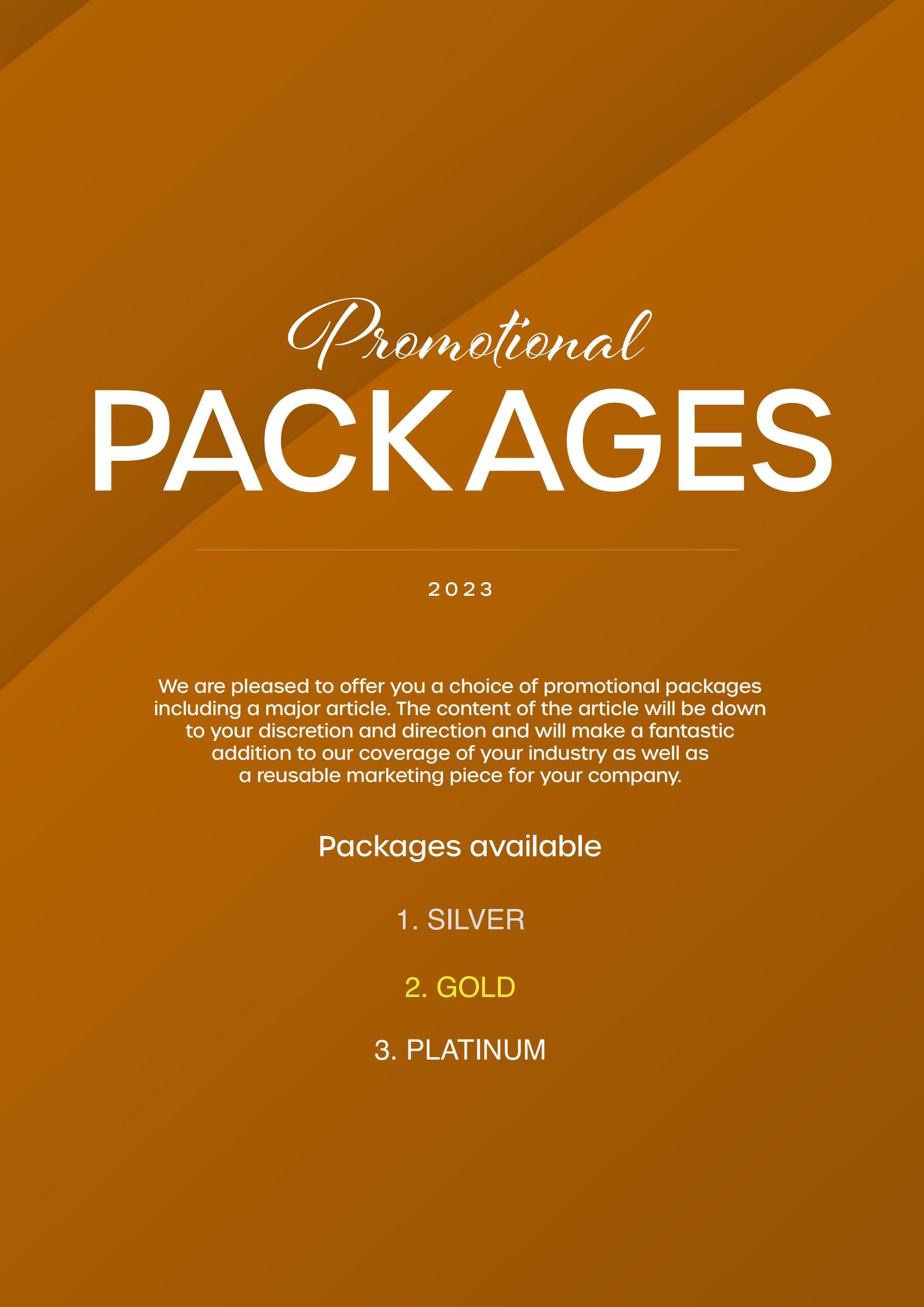 Promotional Packages - IS - £ by ProactivePublications - Issuu