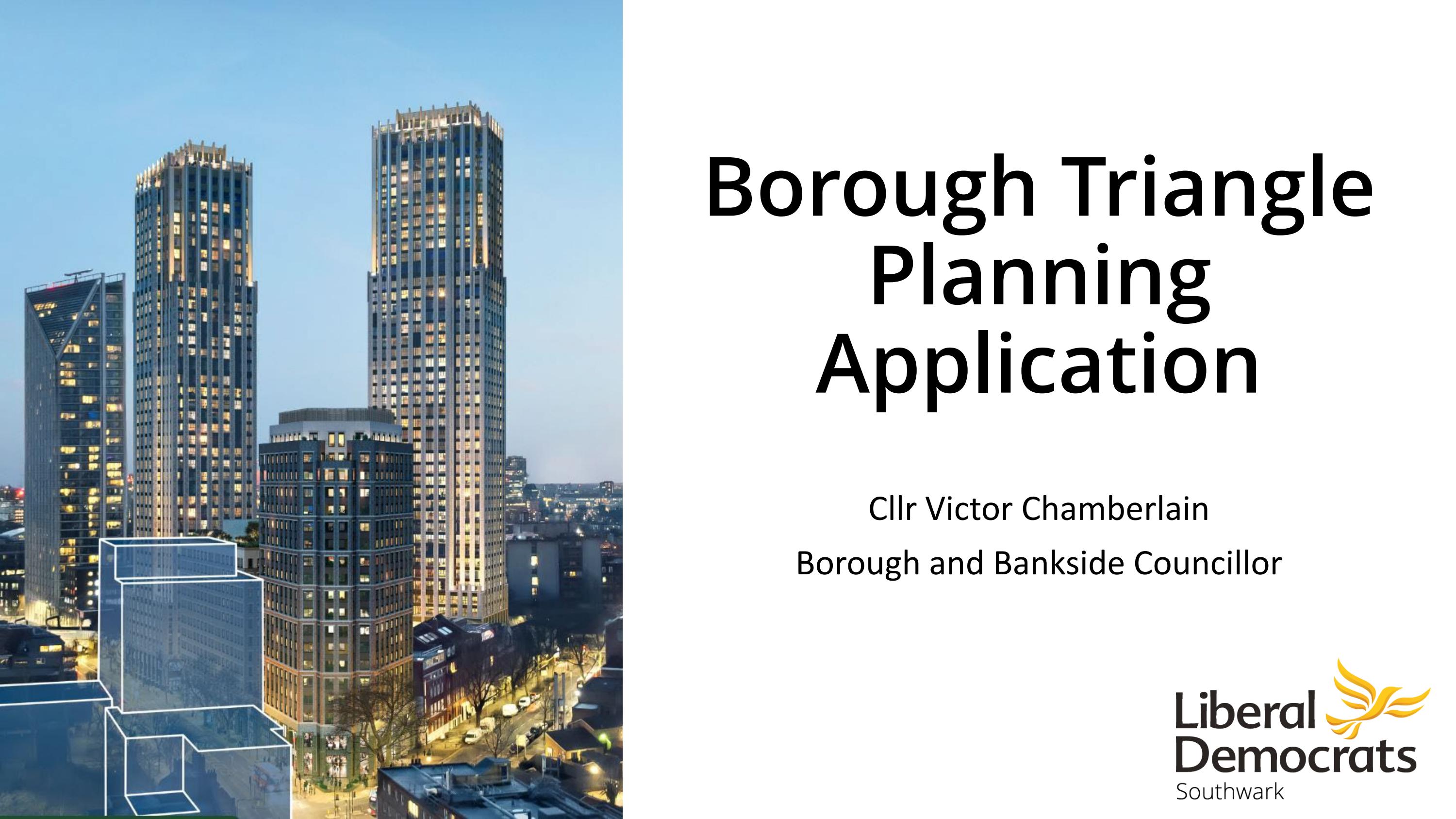 Borough Triangle Planning Application by vmmchamberlain - Issuu