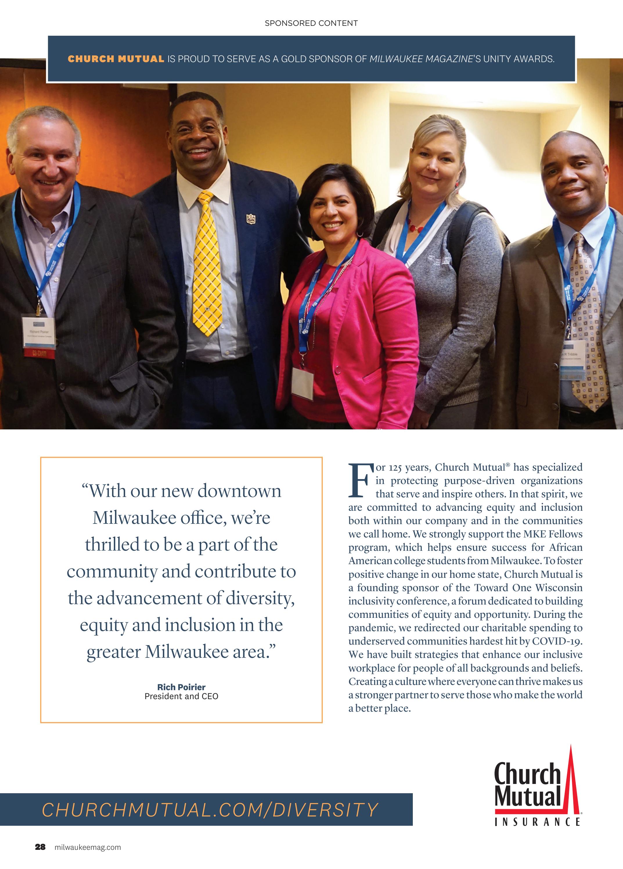 Milwaukee Magazine | Unity Profiles by Milwaukee Magazine - Issuu