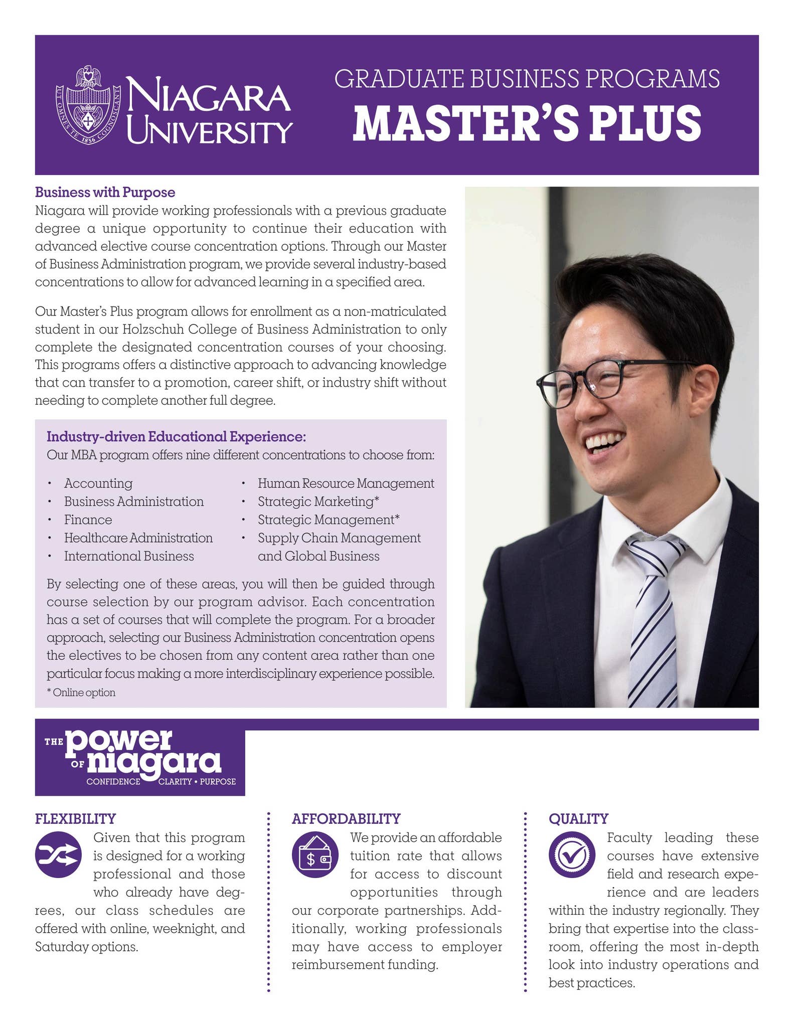 Graduate Business Programs Master's Plus by Niagara University - Issuu