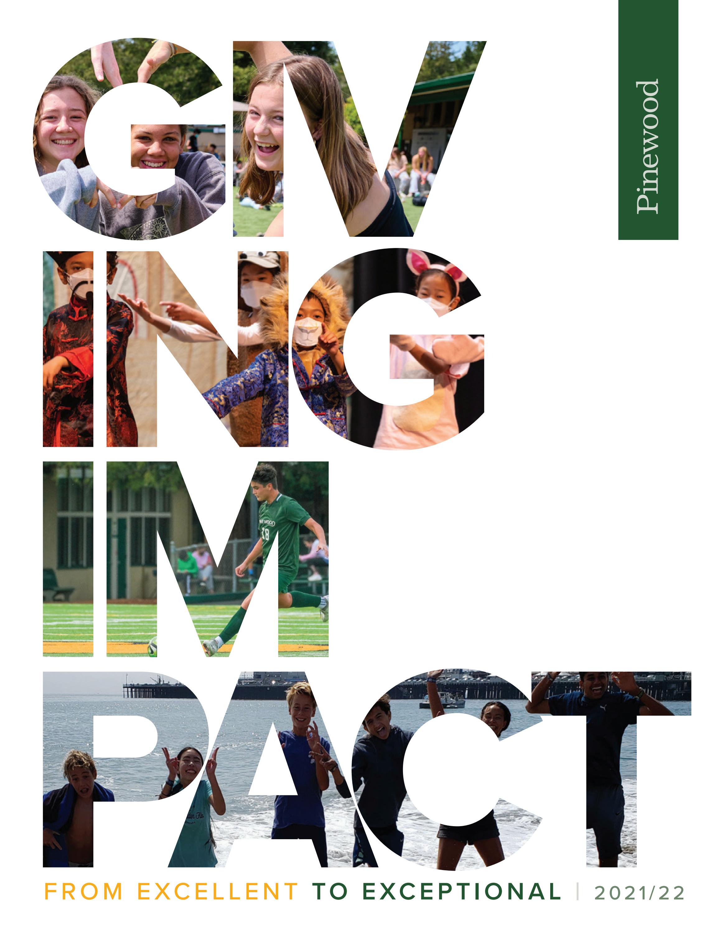 Giving Impact Report 2021-22 by Pinewood School - Issuu