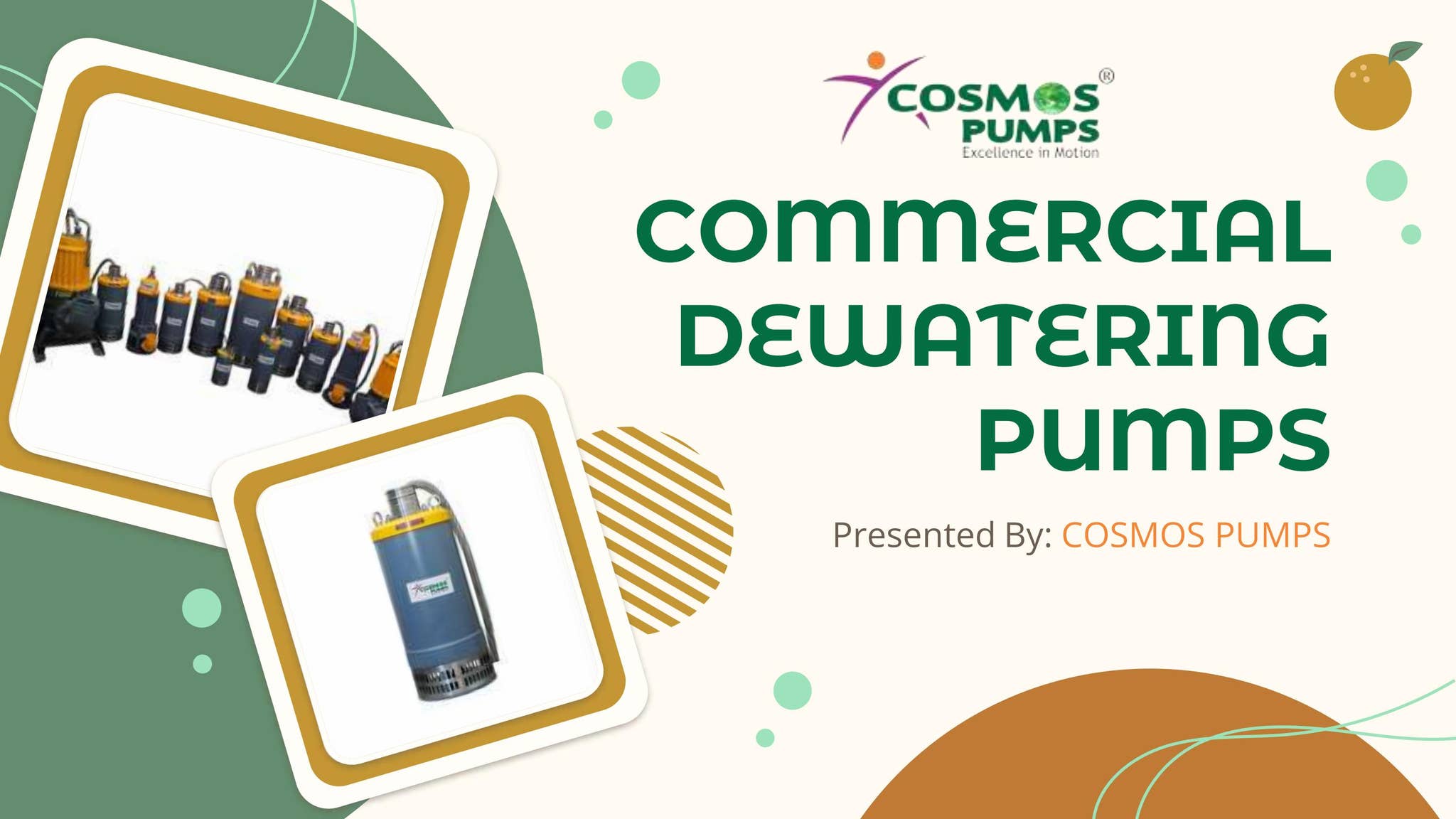 Cosmos Pumps designed commercial dewatering pumps by Cosmos Pumps - Issuu