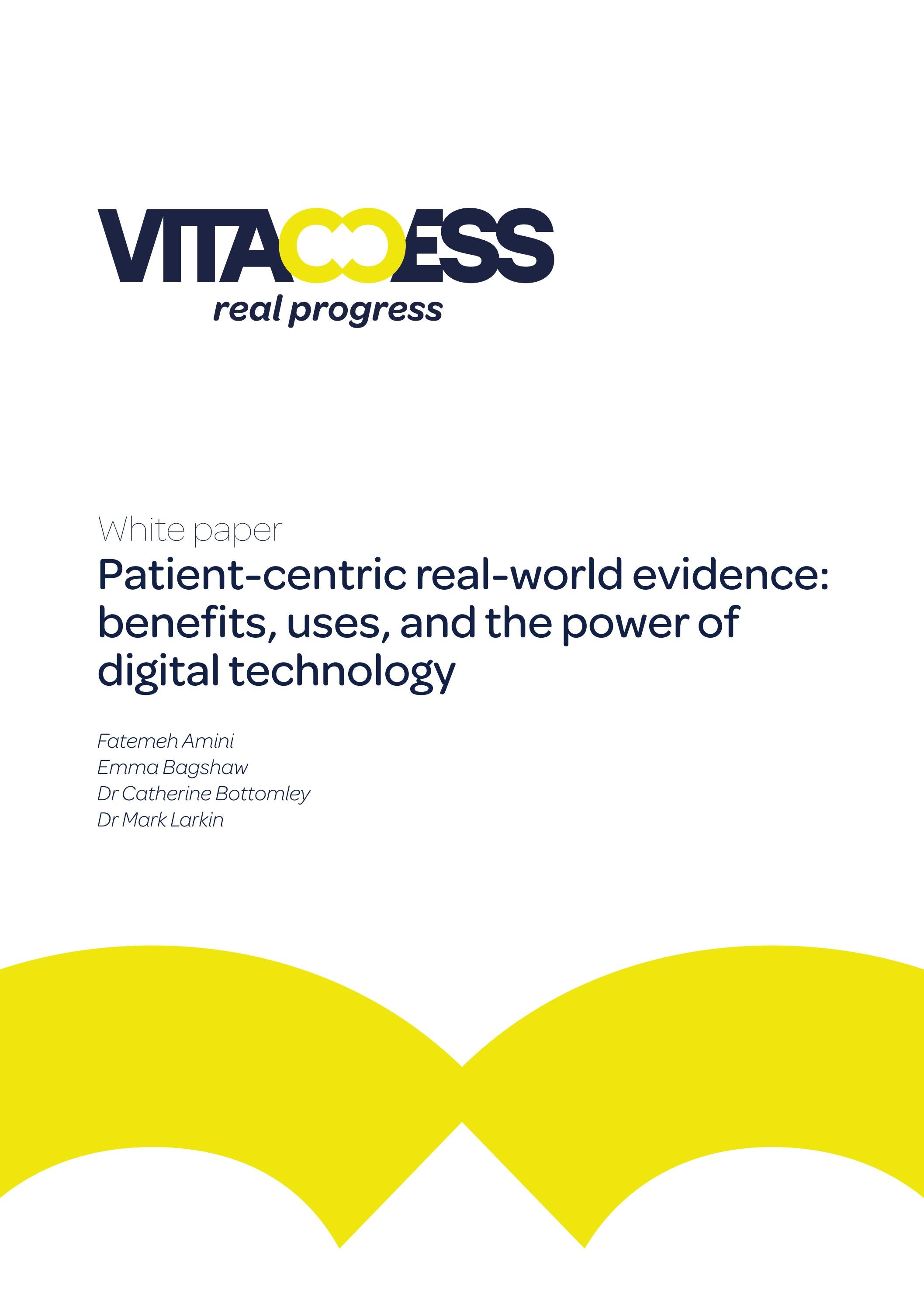 WHITE PAPER:Patient-centric real-world evidence: benefits, uses, and ...