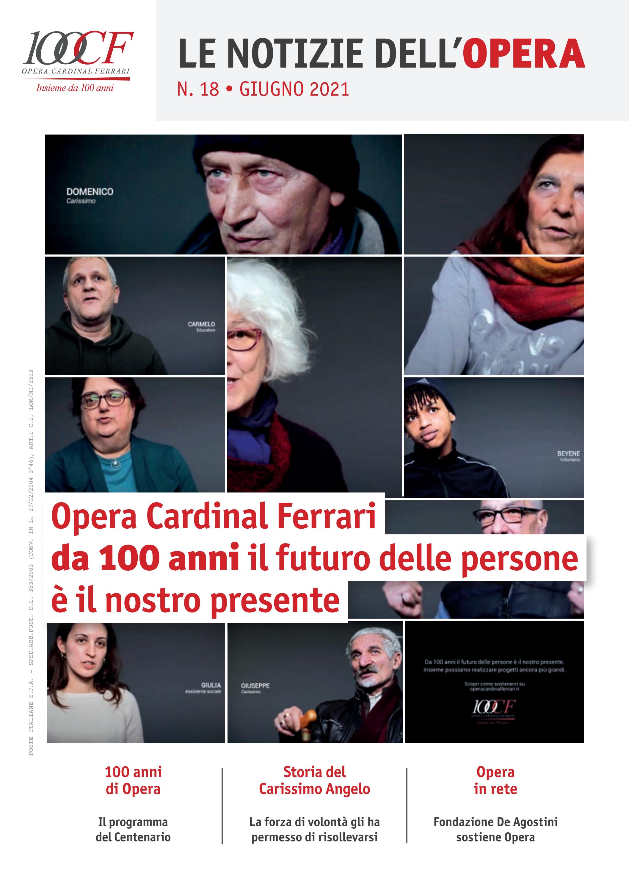 NOTIZIE DELL'OPERA CARDINAL FERRARI | GIU 21 by Opera Cardinal Ferrari ...
