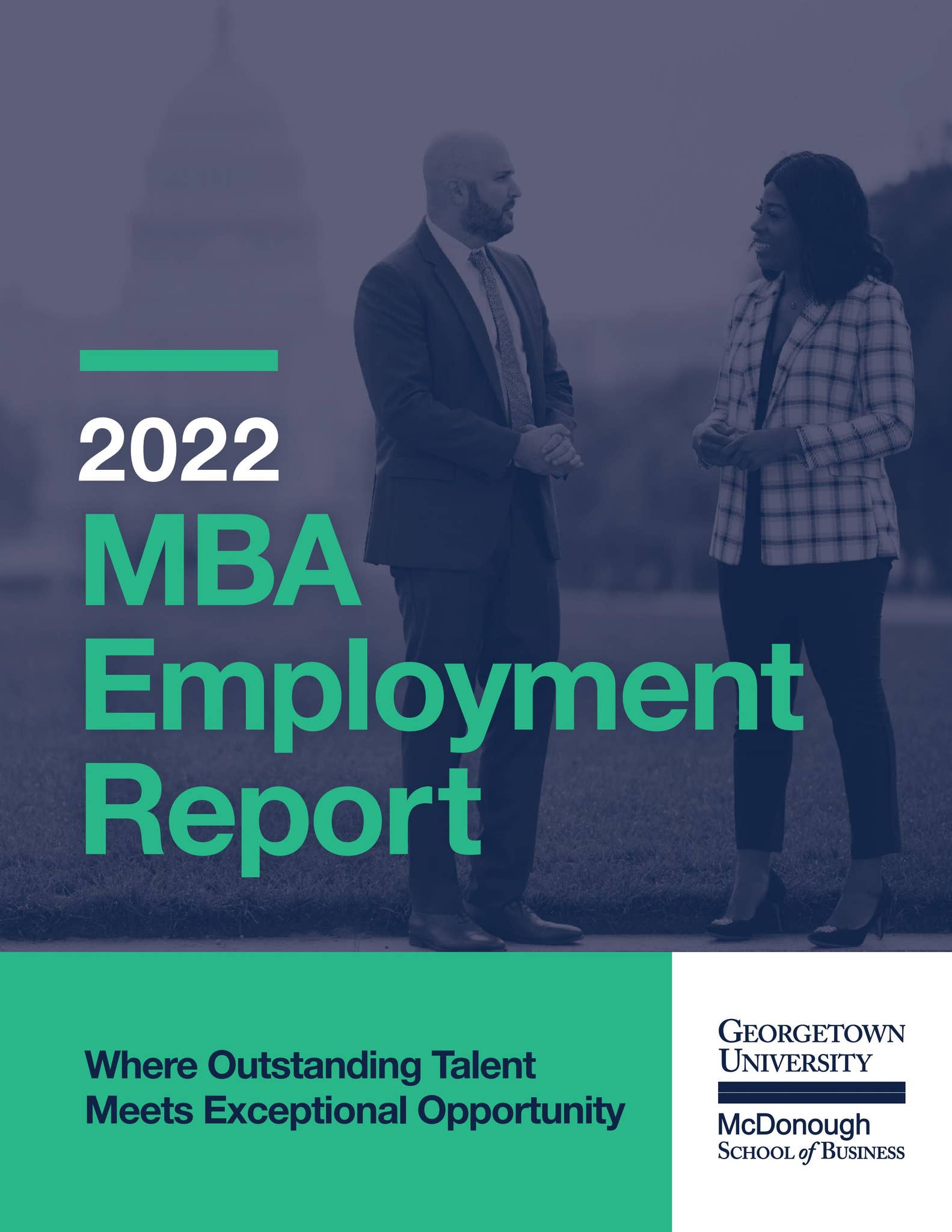 2022 MBA Employment Report by Georgetown University McDonough School of ...