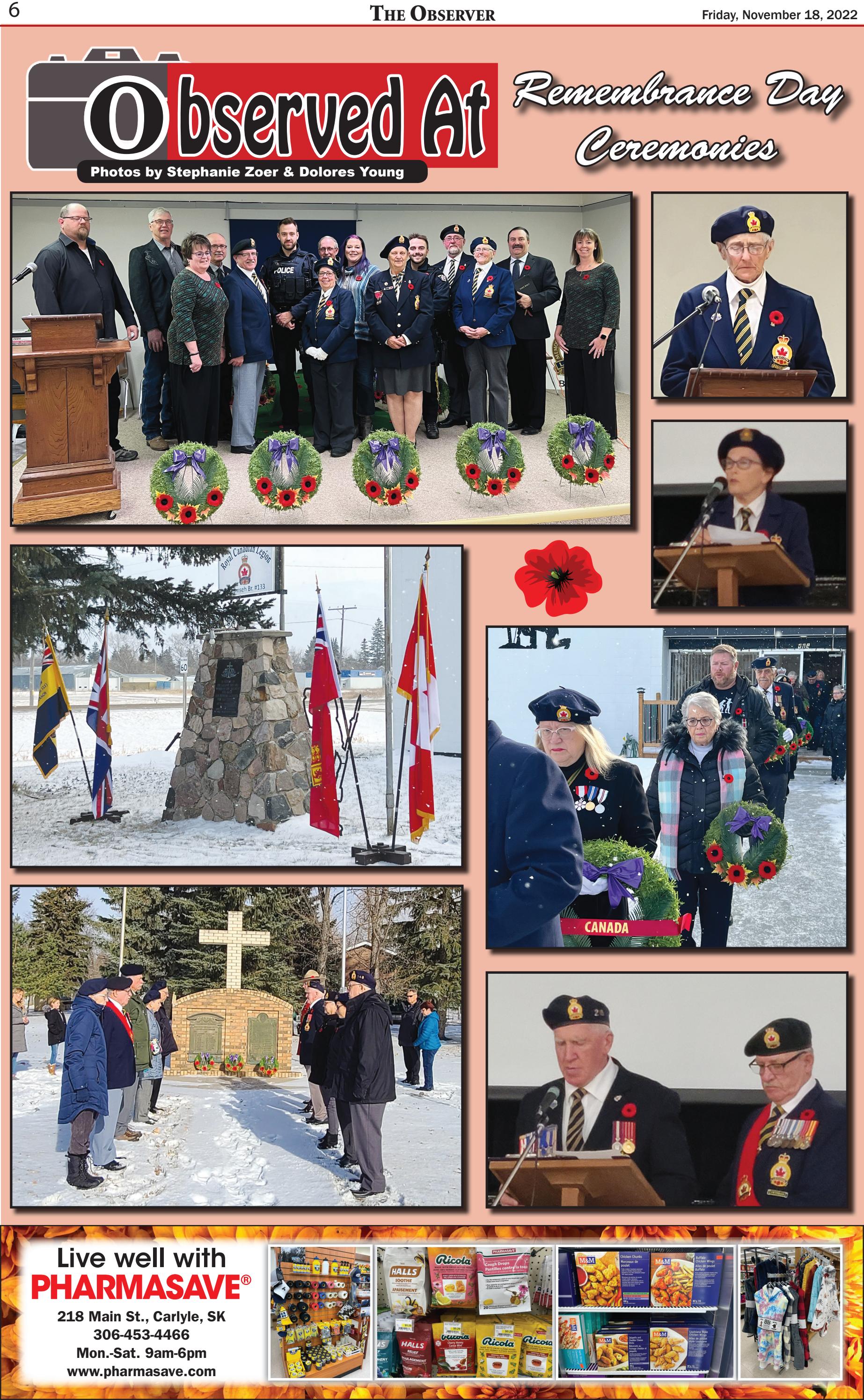 The Observer November 18, 2022 - Observed At by Carlyle Observer - Issuu