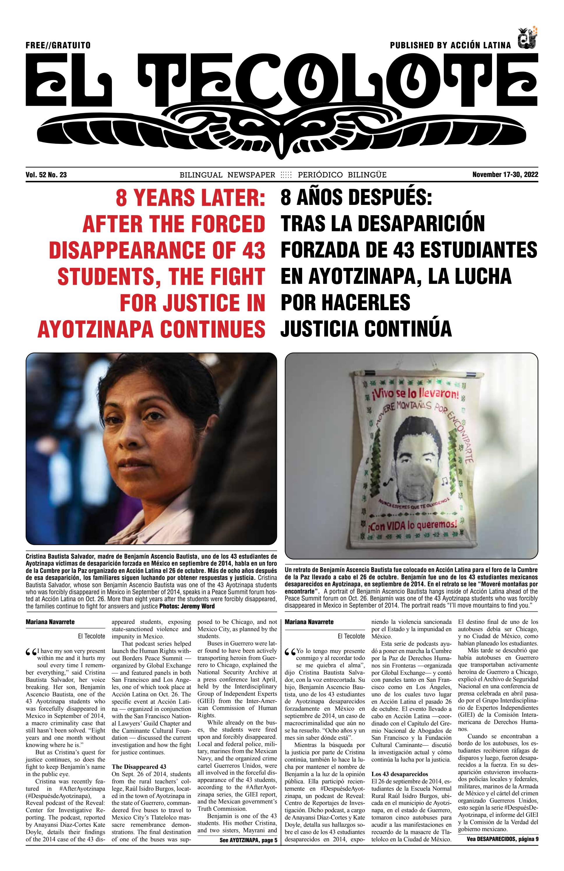 El Tecolote Vol. 52 Issue 23 by El Tecolote - Issuu