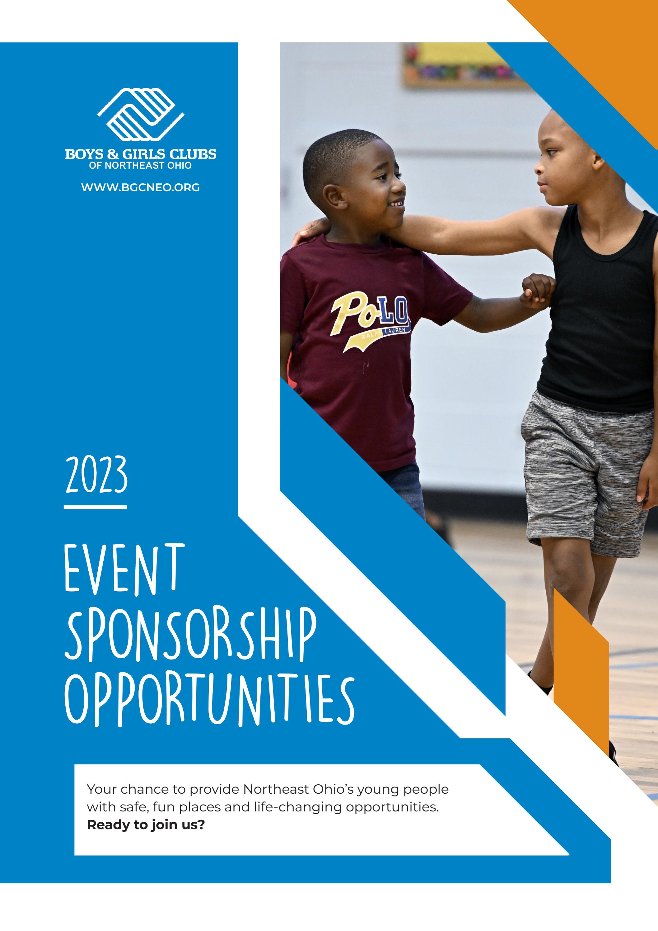 2023 Sponsorship Packet by Boys & Girls Clubs of Northeast Ohio - Issuu