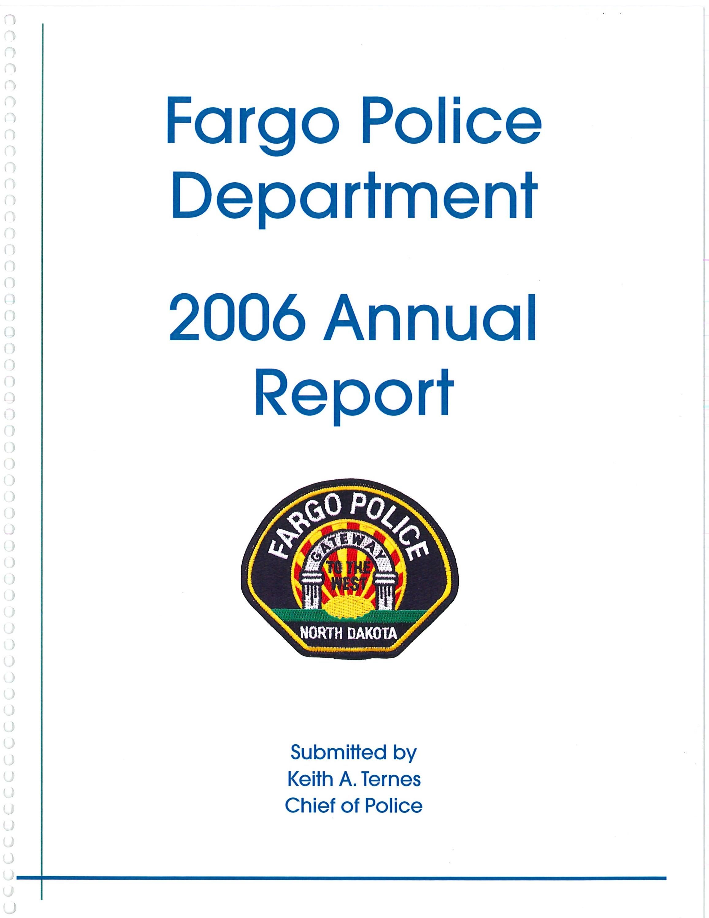 2006 Annual Report by Fargo Police Department - Issuu