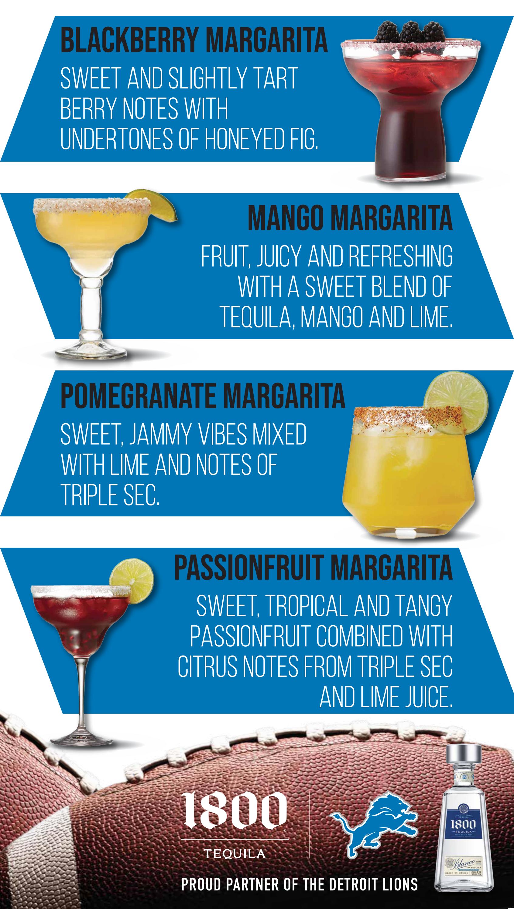1800 Bar menu by Levy Restaurants at Ford Field - Issuu