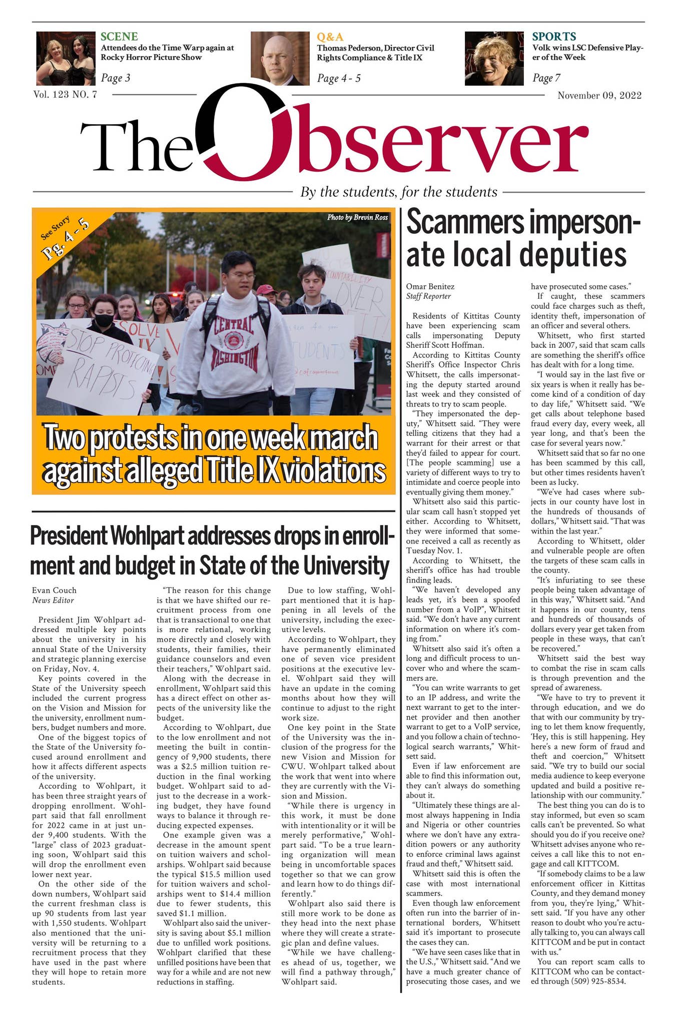 The Observer, Fall 2022 - Issue 7 by CWU Observer - Issuu