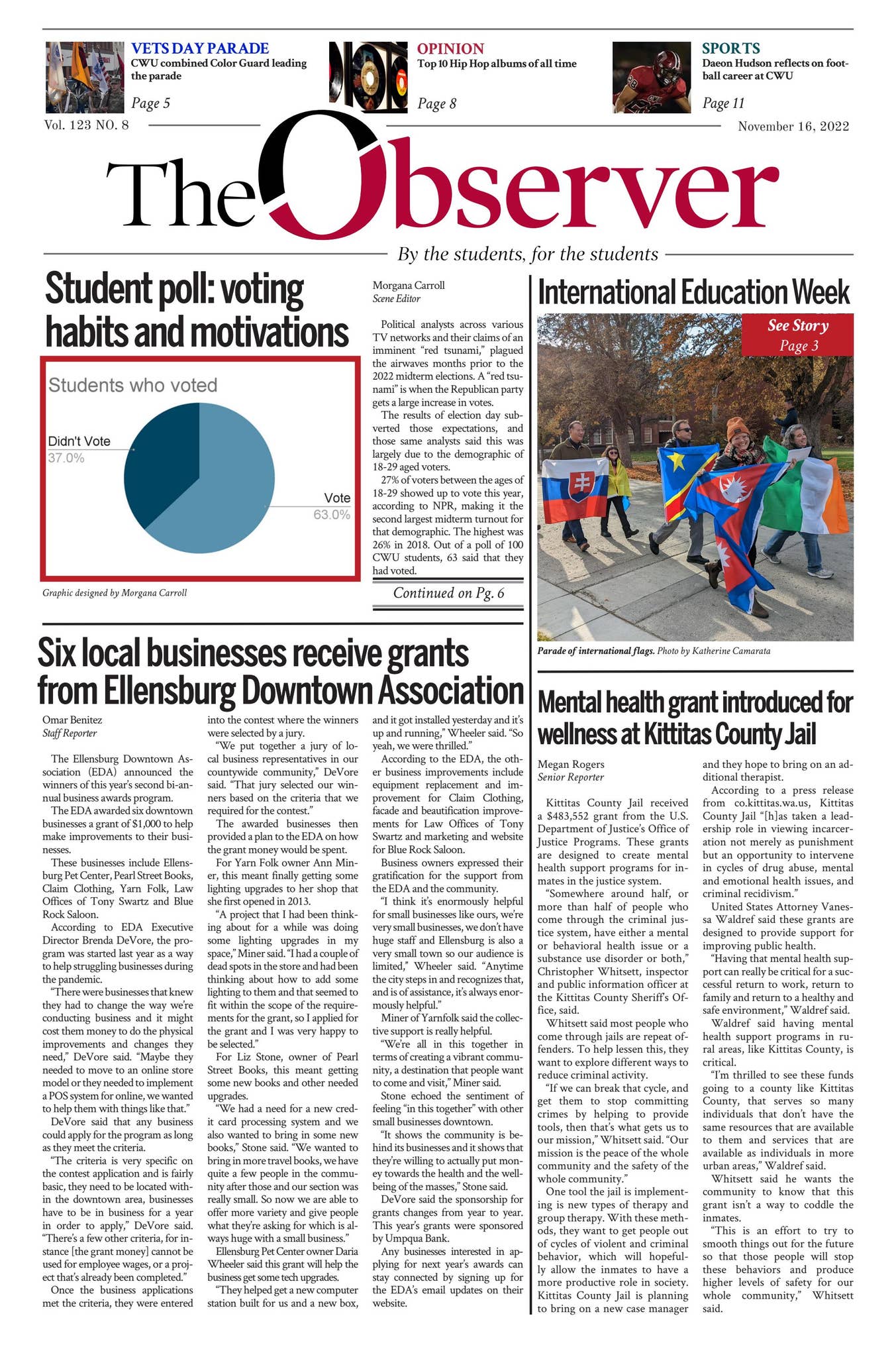 The Observer, Fall 2022 - Issue 8 by CWU Observer - Issuu