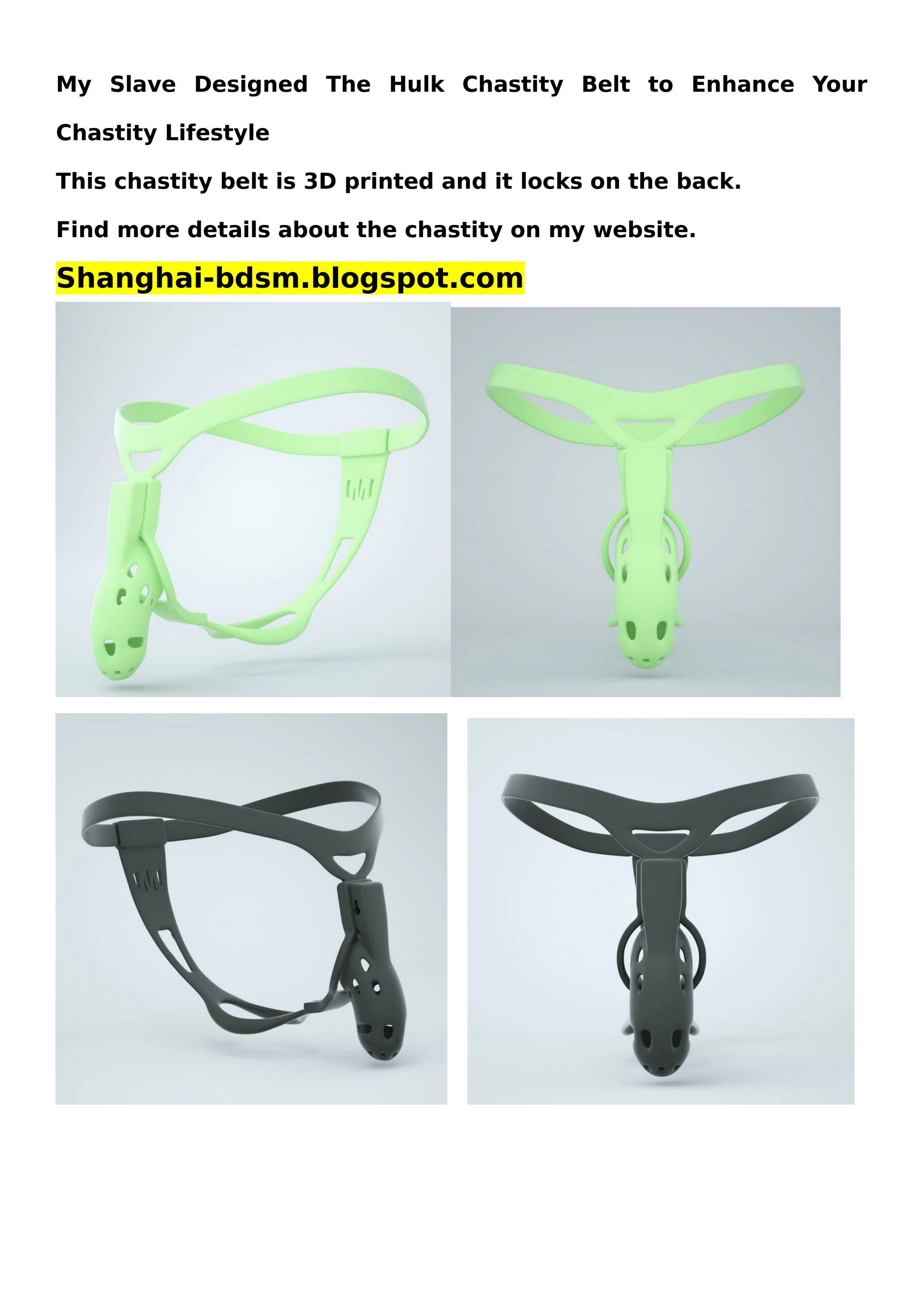 New Design Hulk Chastity Belt Custom Size Is On Sale Now by Asian ...