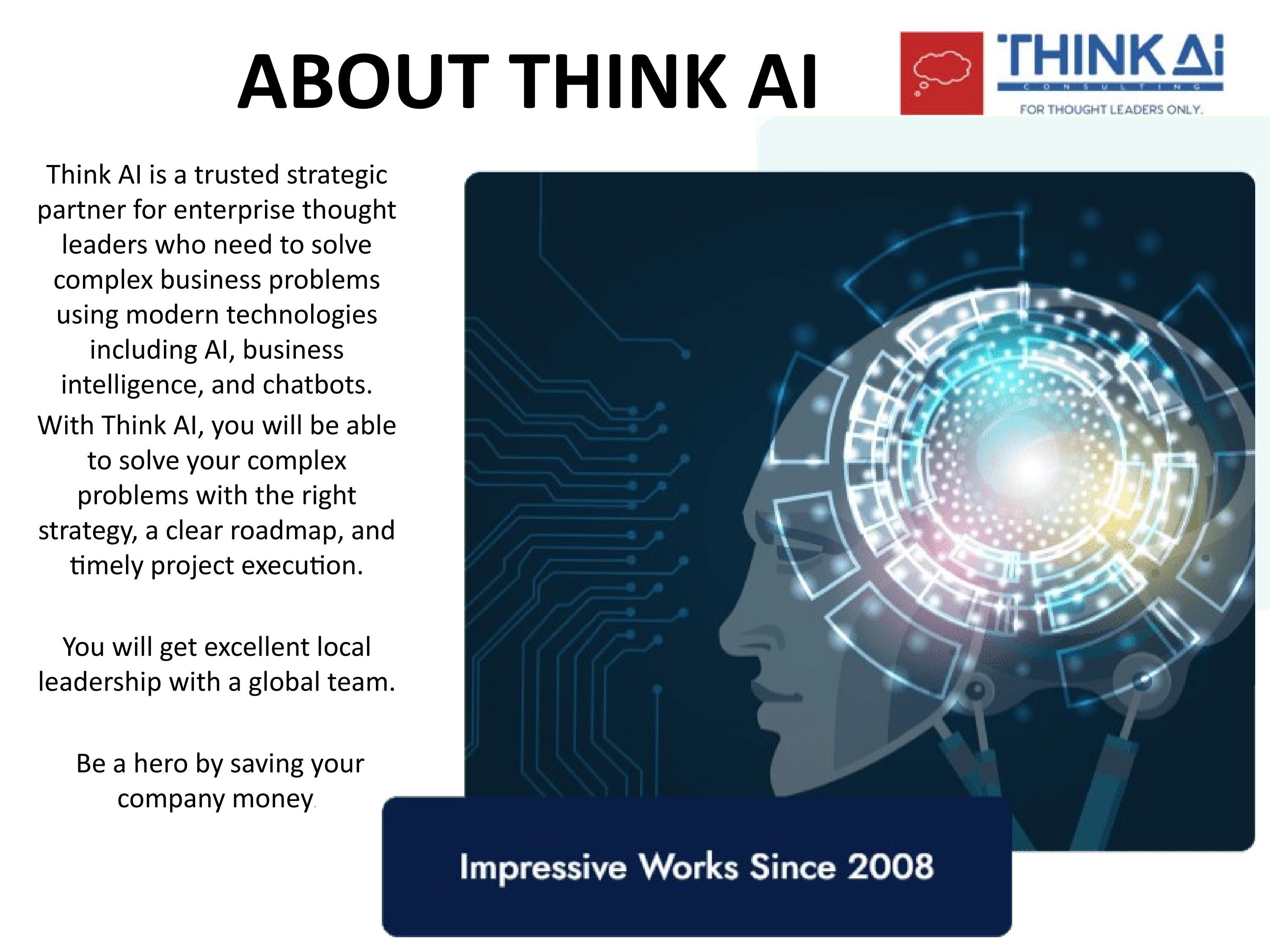 Think AI Software Development for Thought Leaders by thinkaicorp - Issuu