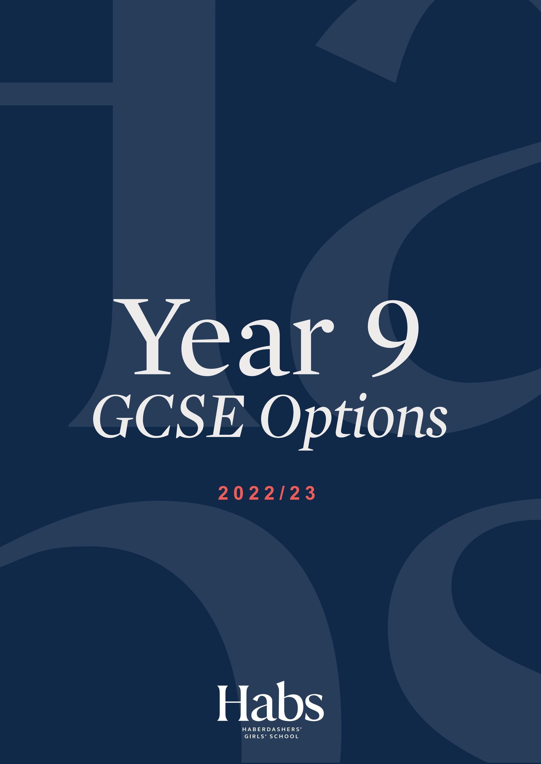 GCSE Options 2022/23 by Haberdashers' Girls' School - Issuu