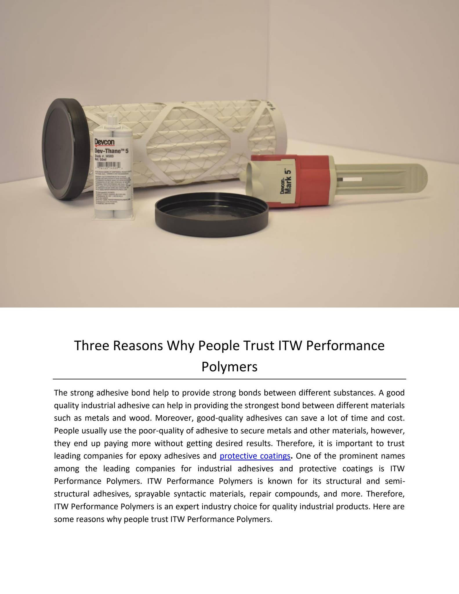 Three Reasons Why People Trust ITW Performance Polymers by Polymers ...