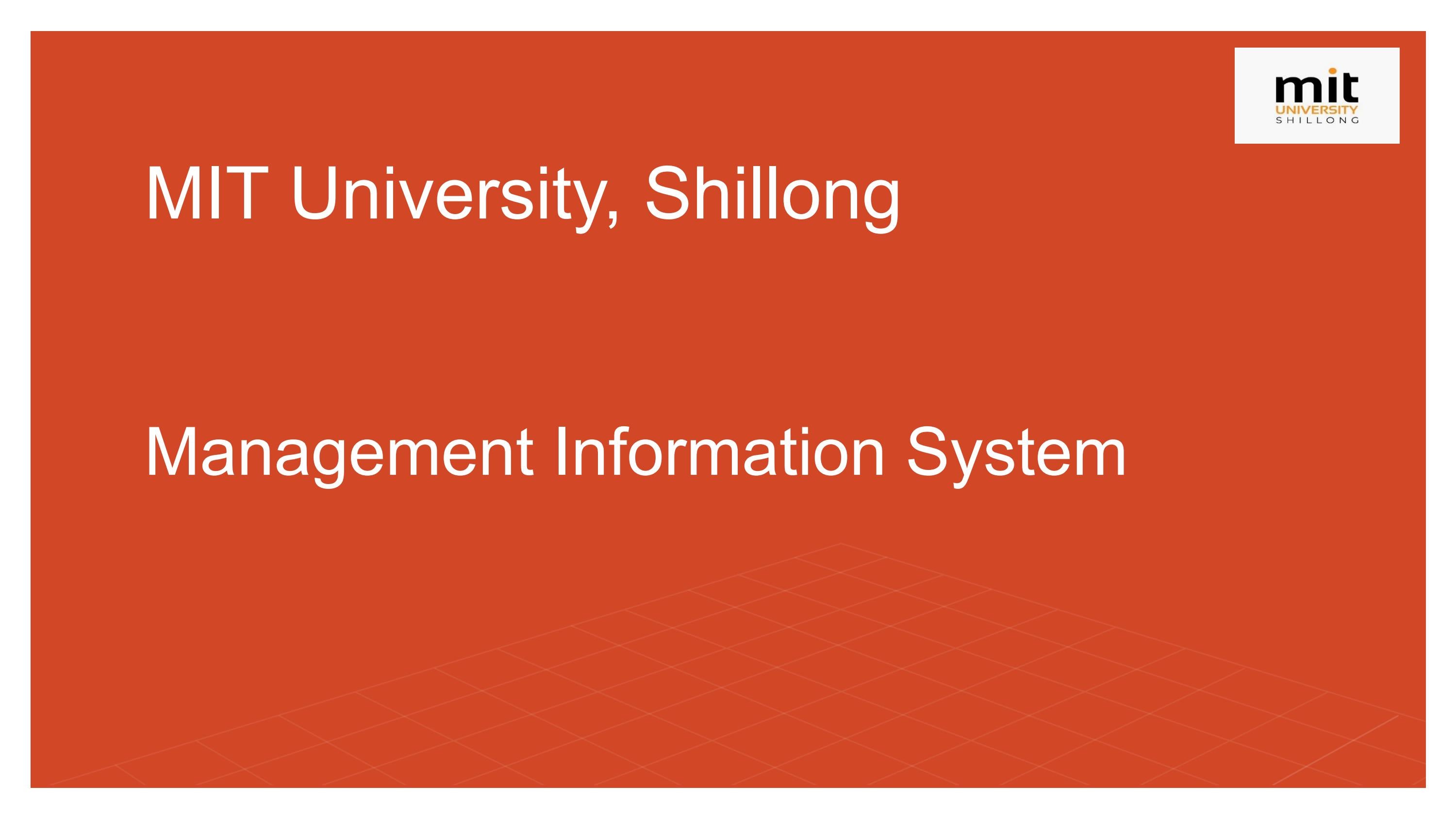 Learning Management Information System by MIT School of Distance ...
