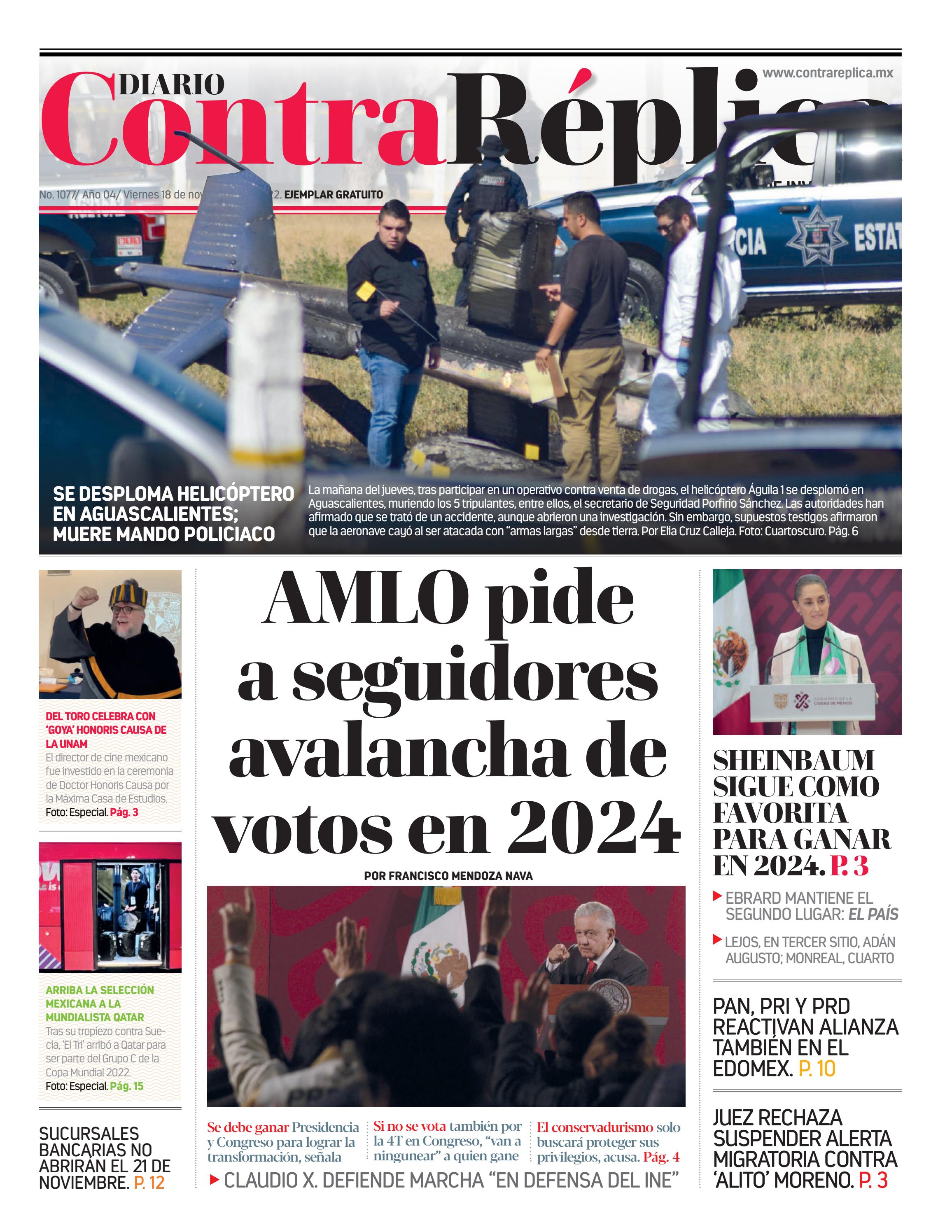 Contra Réplica a 18 de noviembre del 2022 by Contra Réplica - Issuu