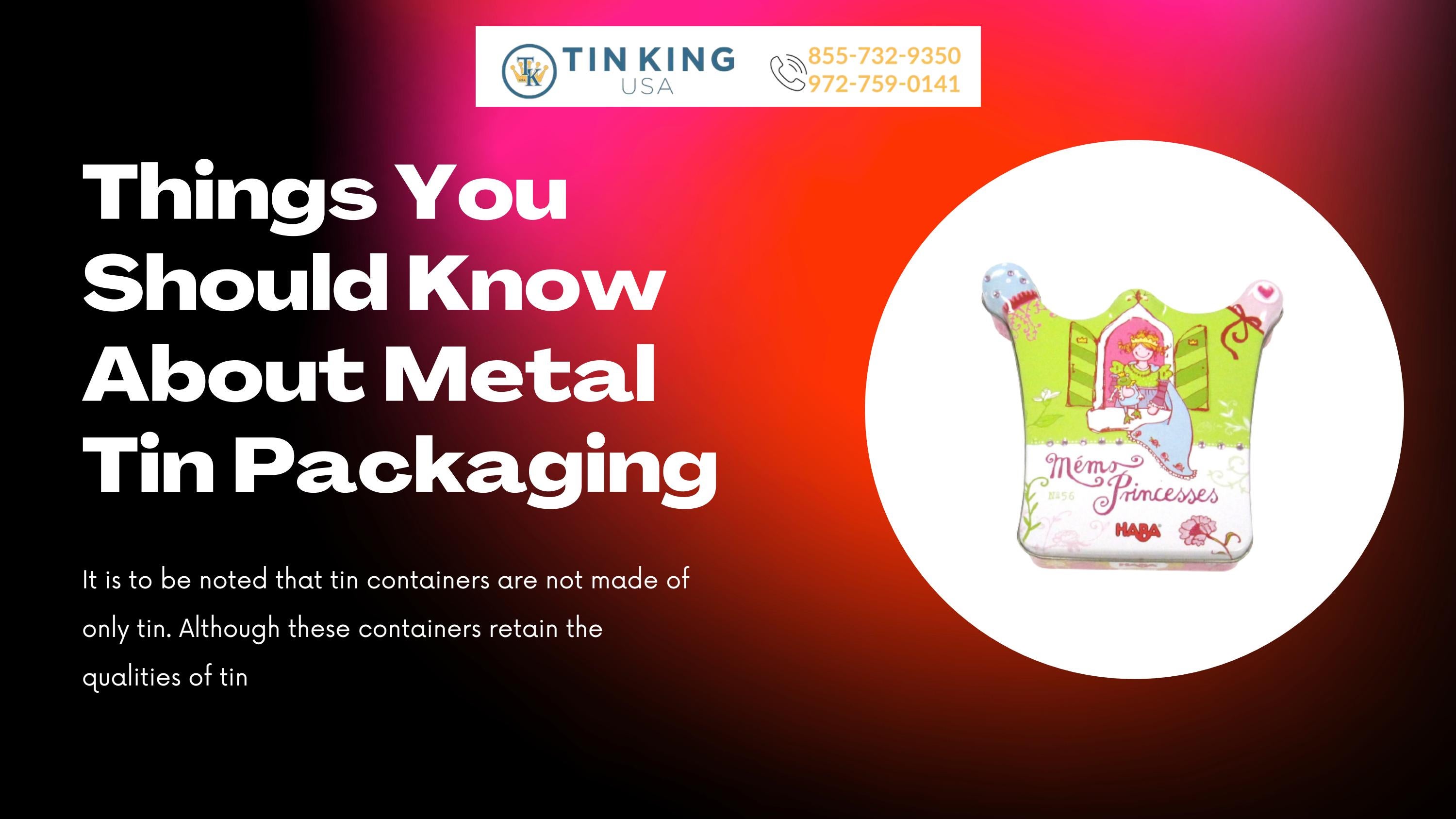 Important Information Regarding Metal Tin Packaging by tinkingusa - Issuu