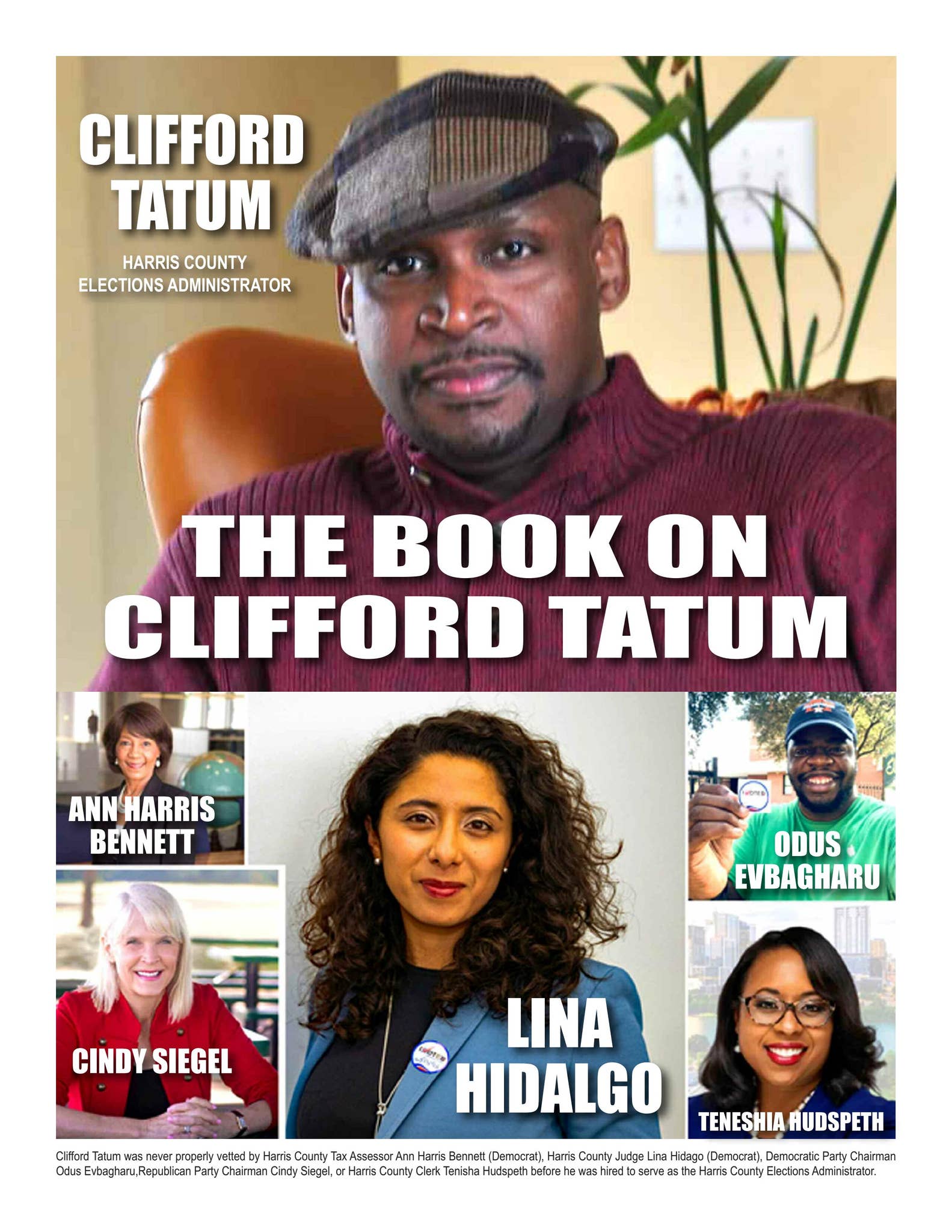 Clifford Tatum, Harris County Elections Administrator May Have Been ...