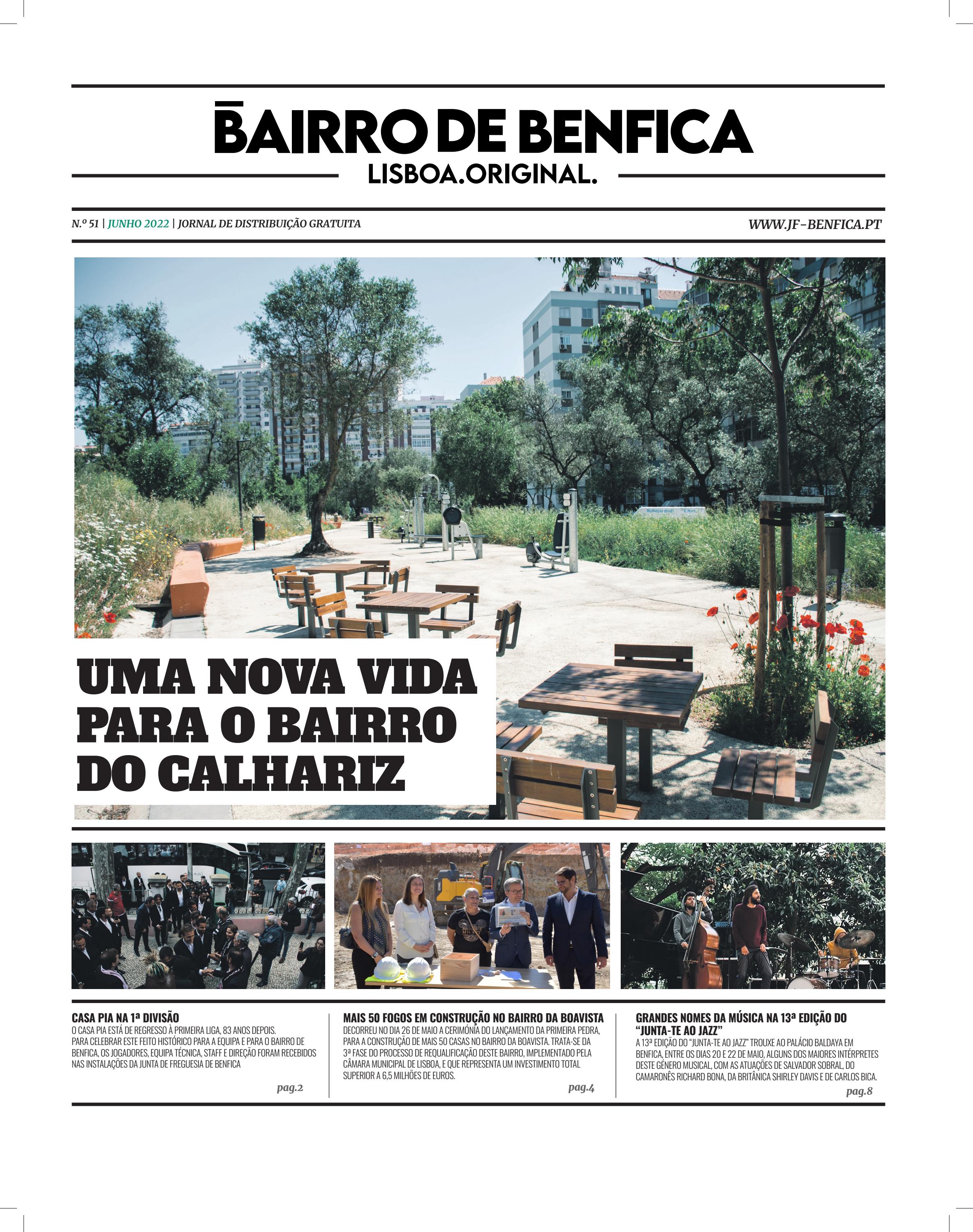 Jornal Bairro de Benfica Nº51 by jf-benfica - Issuu