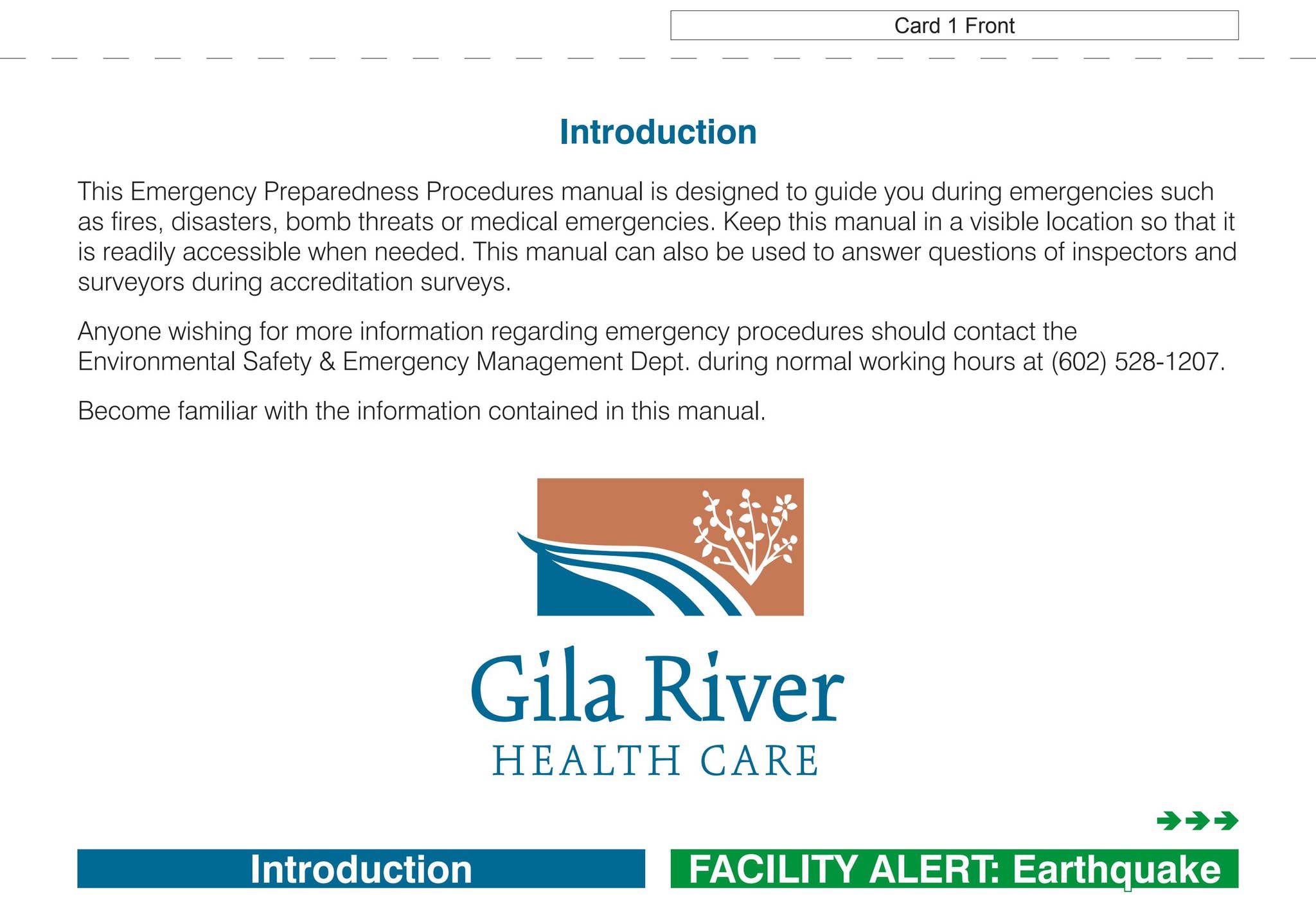 Emergency Preparedness Booklet by Gila River Health Care - Issuu