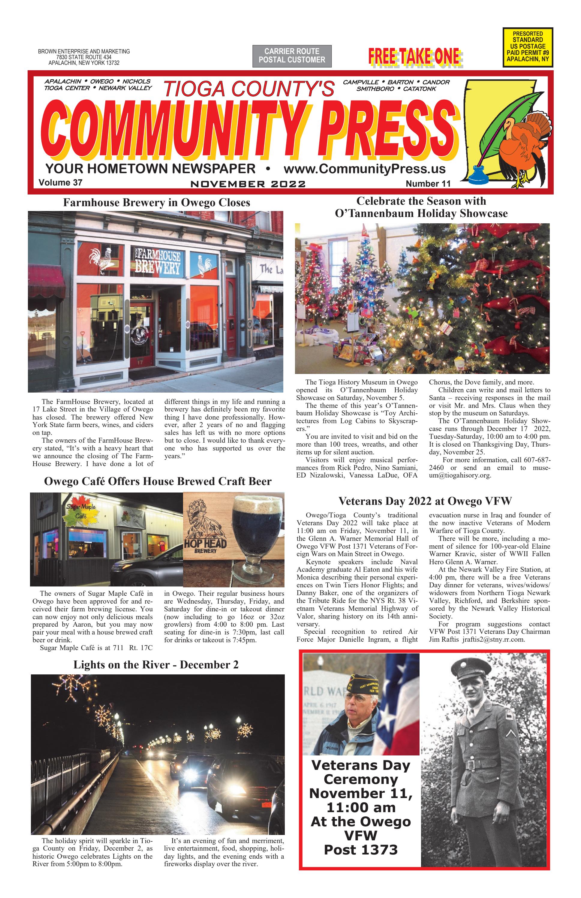 Community Press - November 2022 by Fred Brown - Issuu