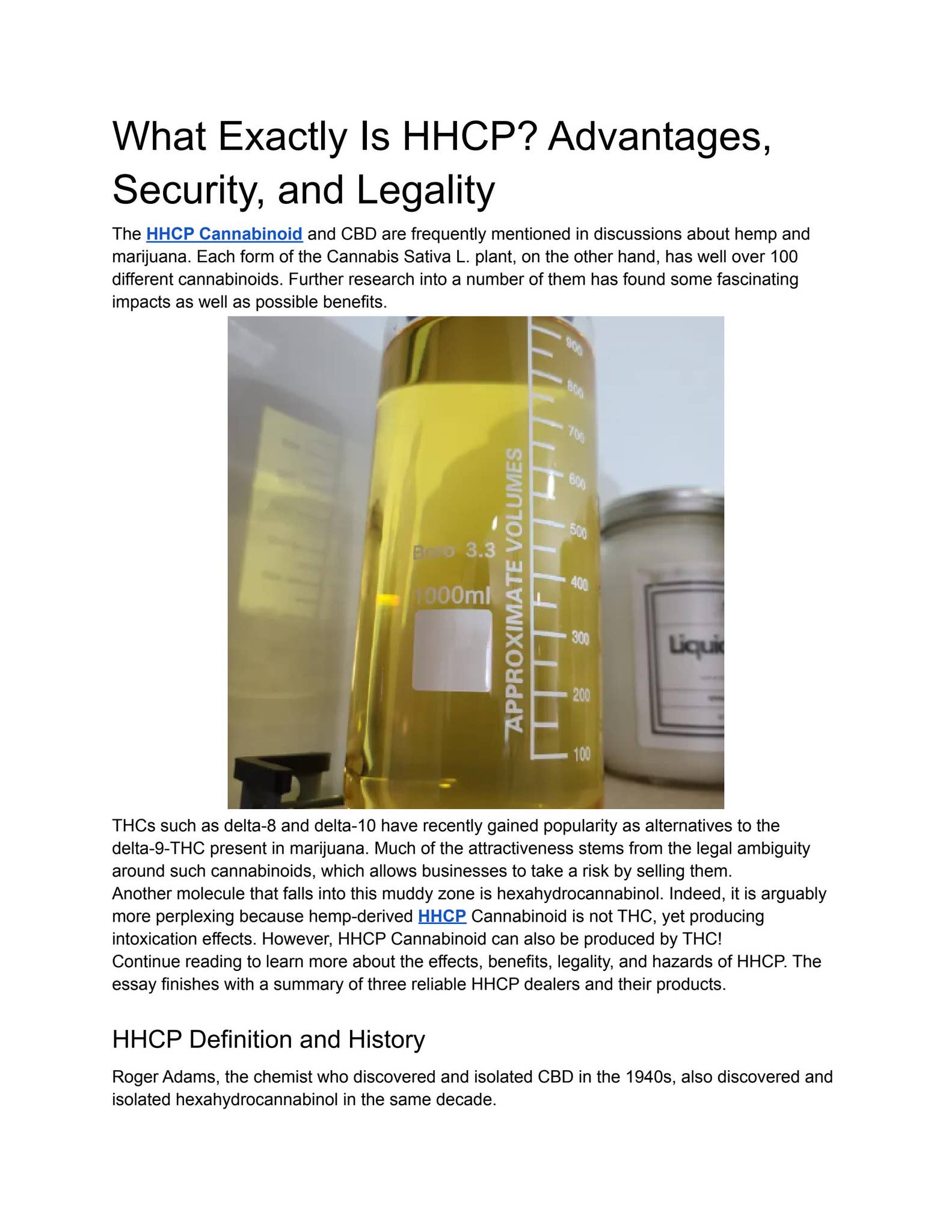 What Exactly Is HHCP? Advantages, Security, and Legality by ...