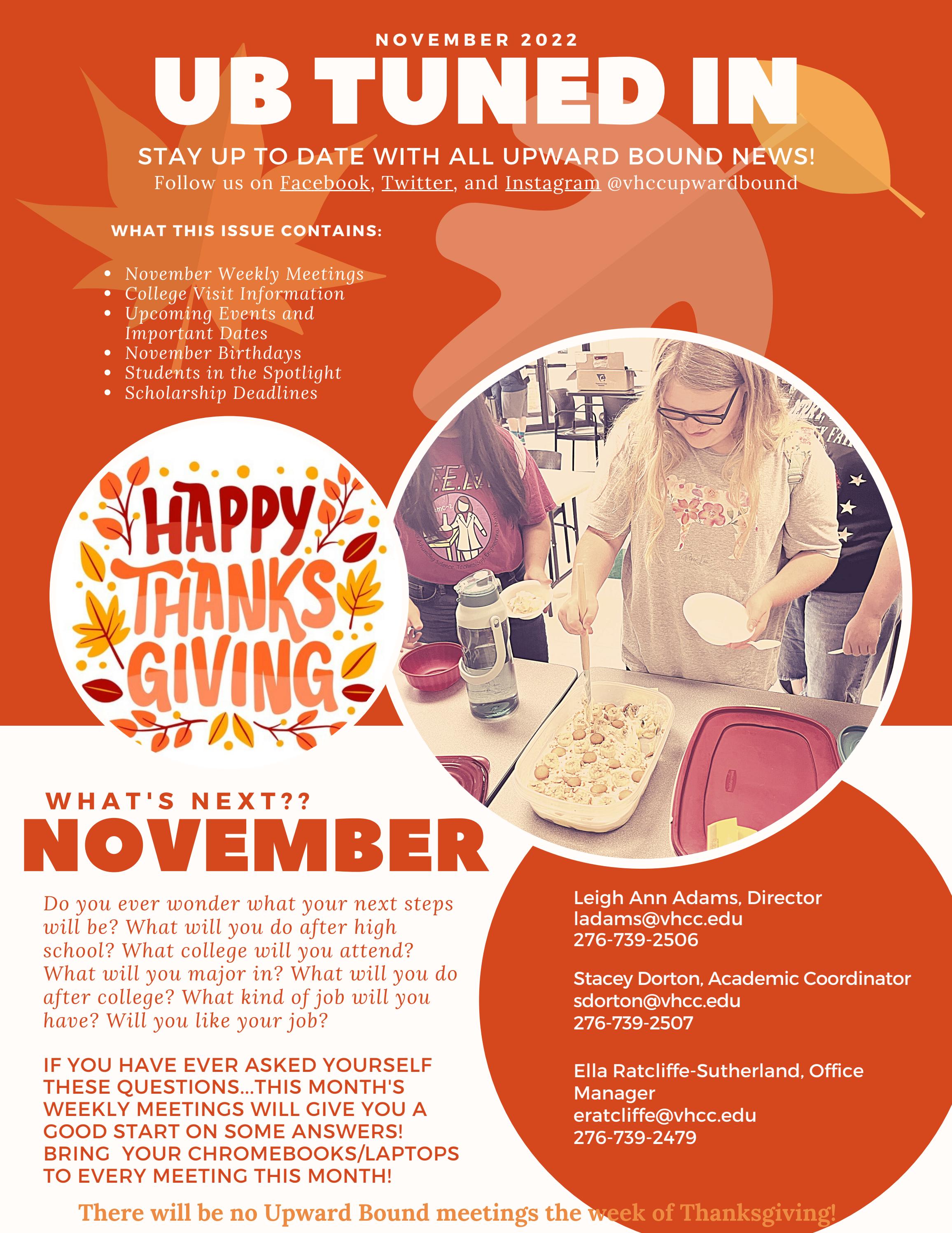 Upward Bound - Nov. 2022 by Virginia Highlands Community College - Issuu