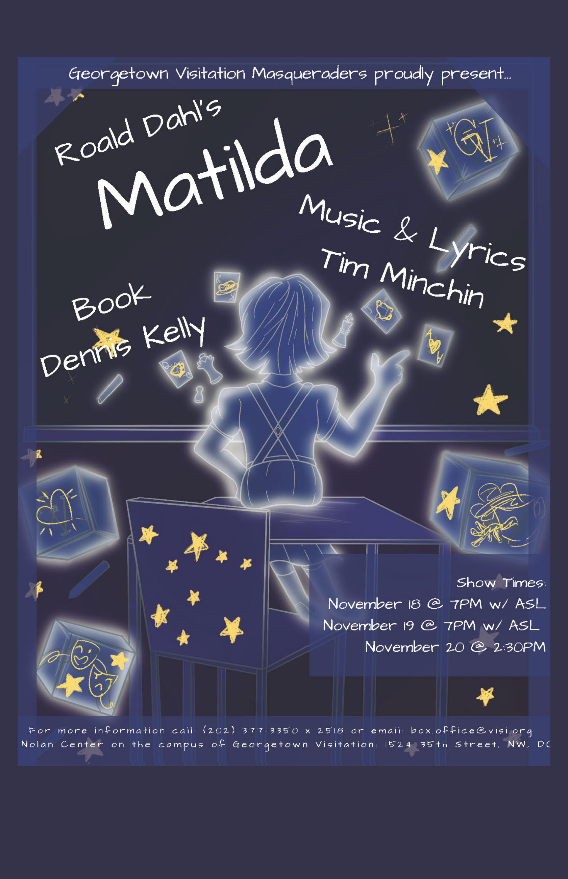 Matilda the Musical Playbill by Georgetown Visitation Preparatory ...