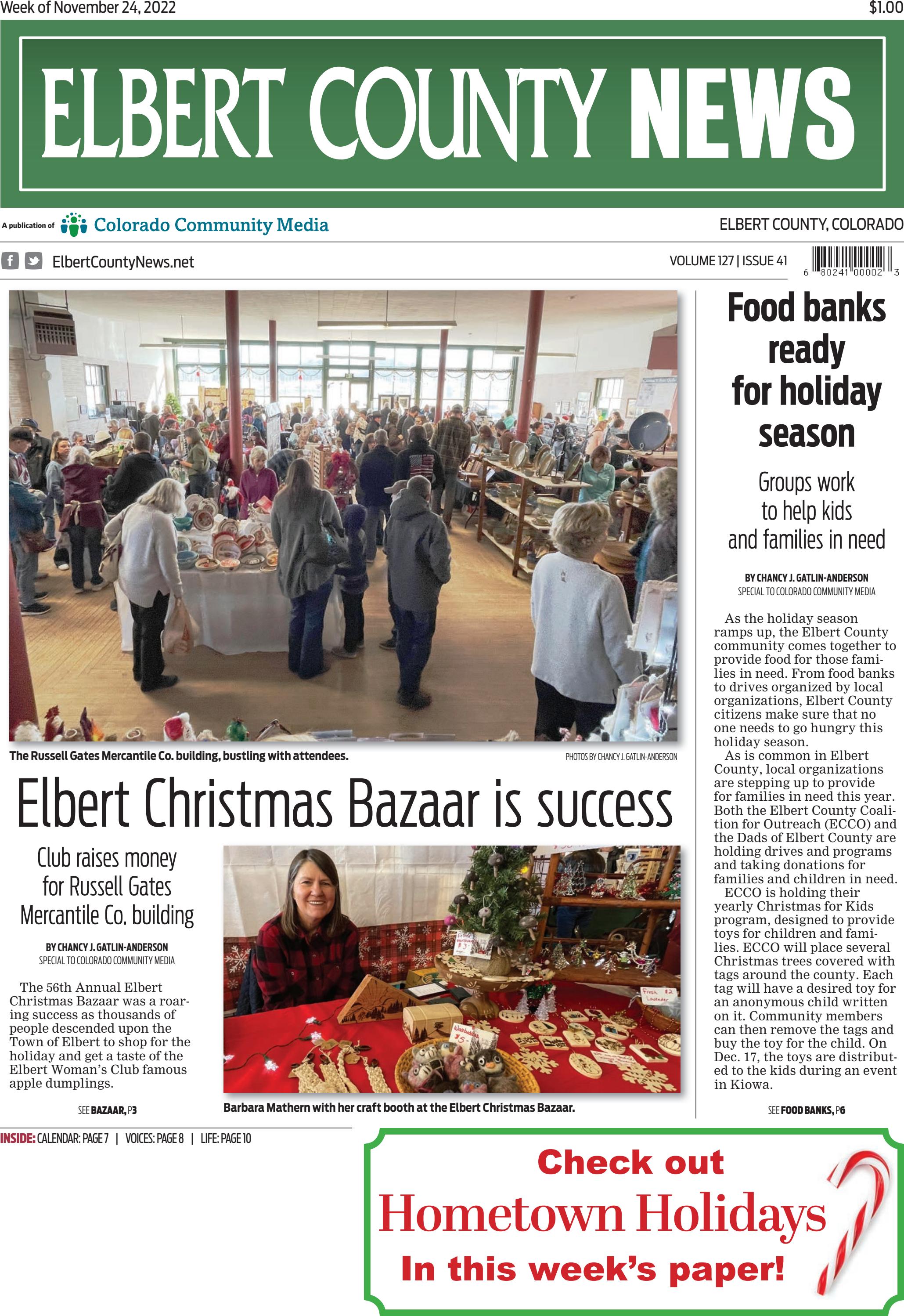 Elbert County News 112422 by Colorado Community Media - Issuu