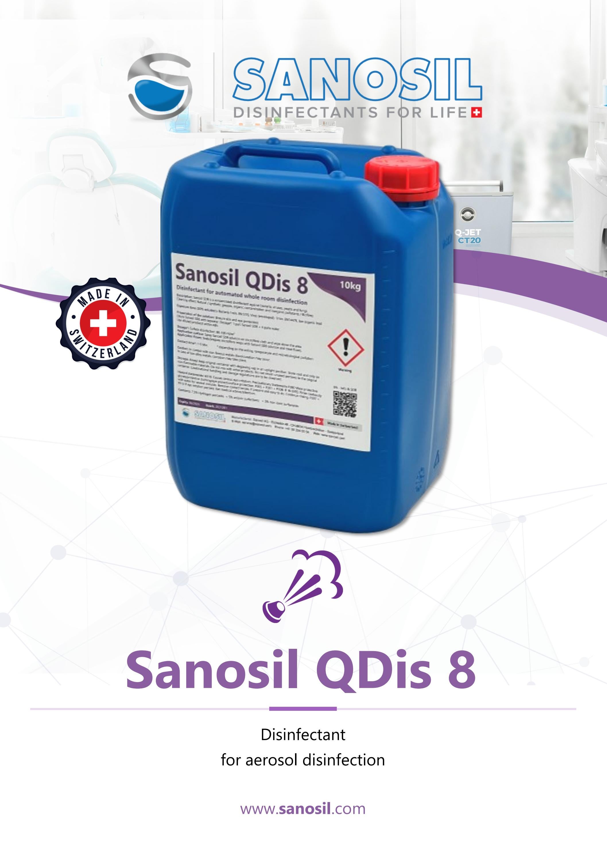 Sanosil QDis8 Aerosol Disinfectant V1.2 EN by Sanosil - Issuu