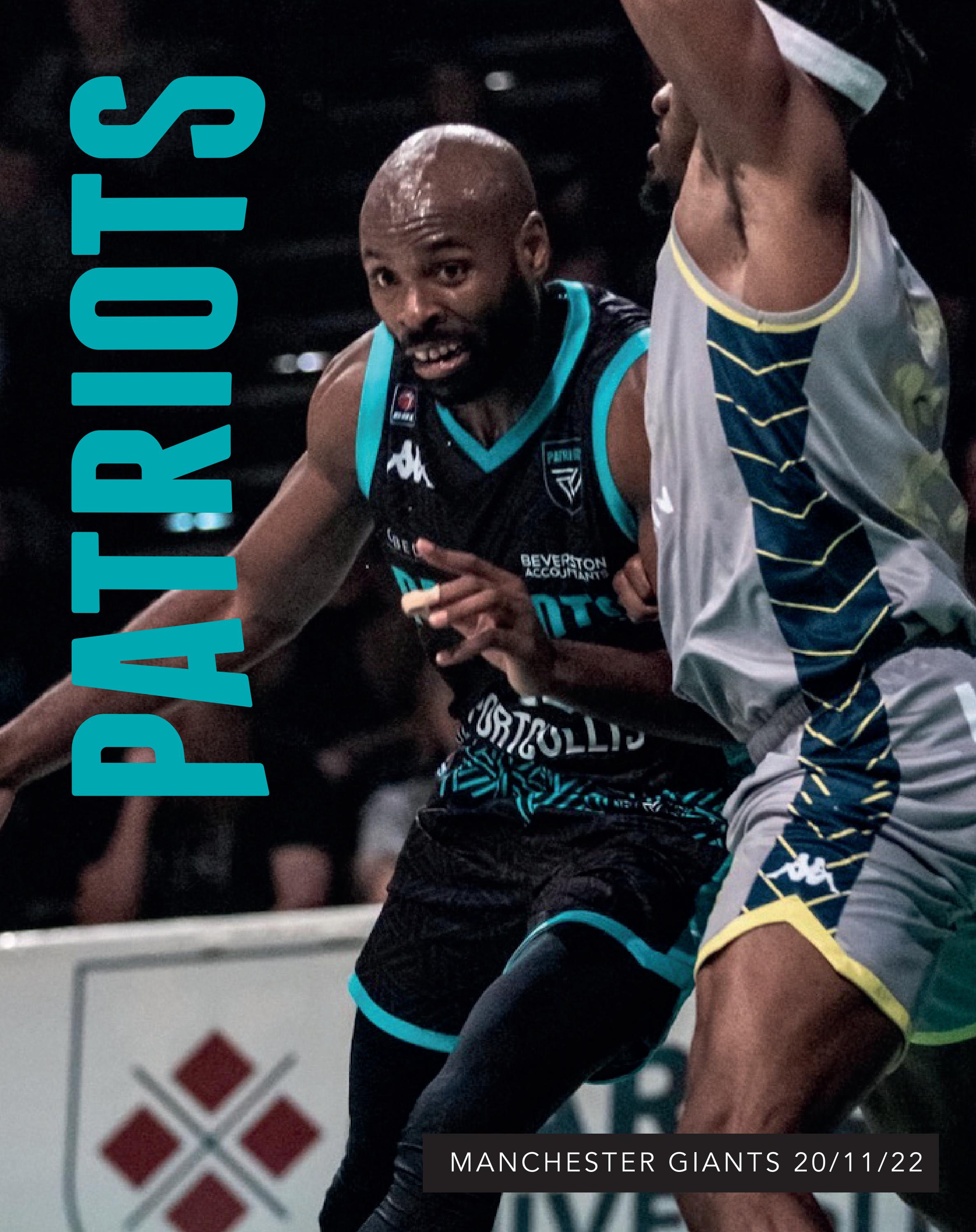 20-11-22 Manchester Giants by Plymouthcitypatriotsbasketballclub - Issuu