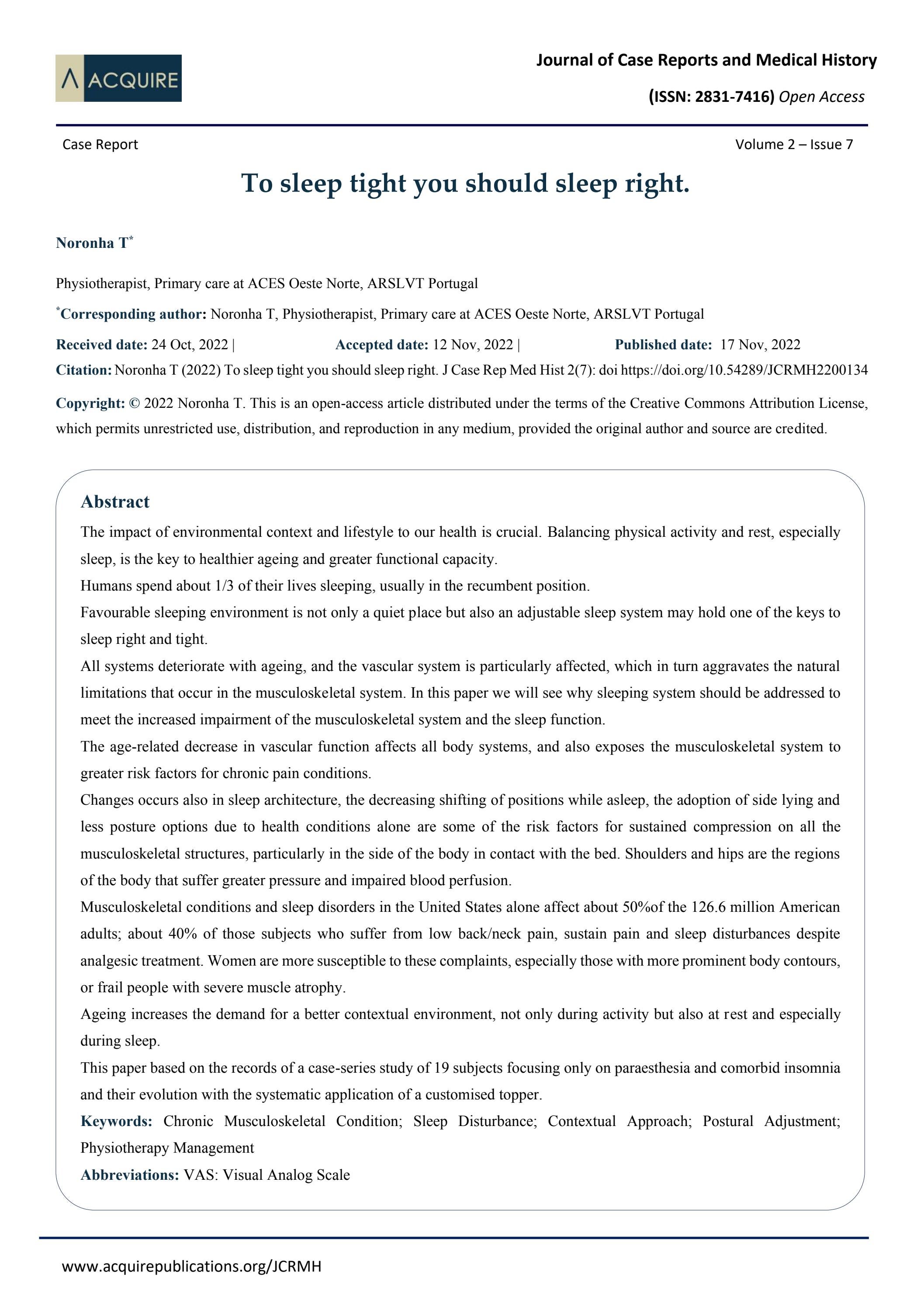 To sleep tight you should sleep right. by acquire info - Issuu