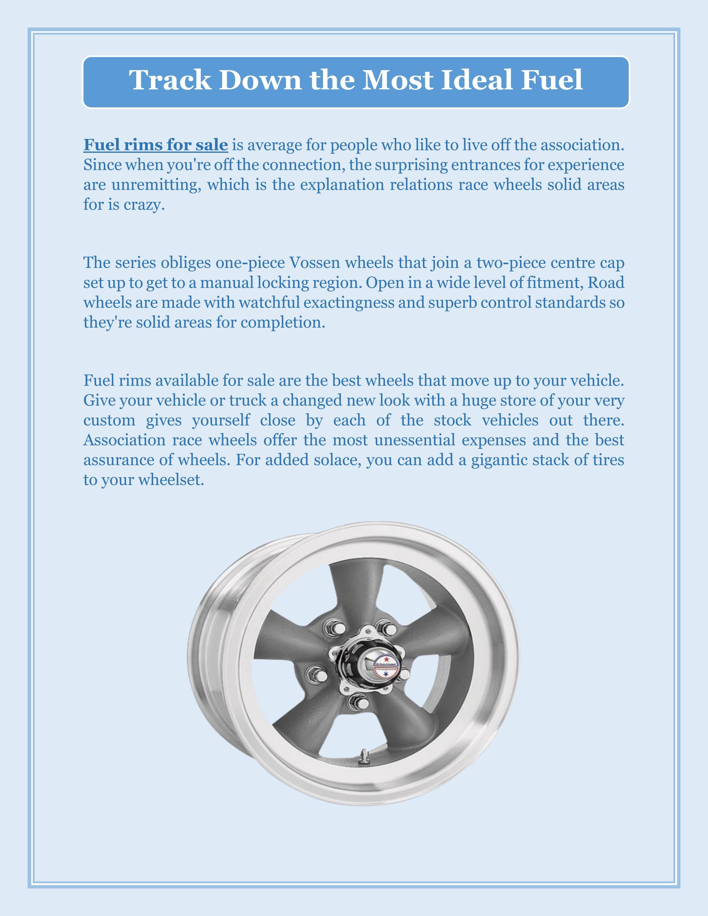 Track Down the Most Ideal Fuel by Tuner Stop - Issuu