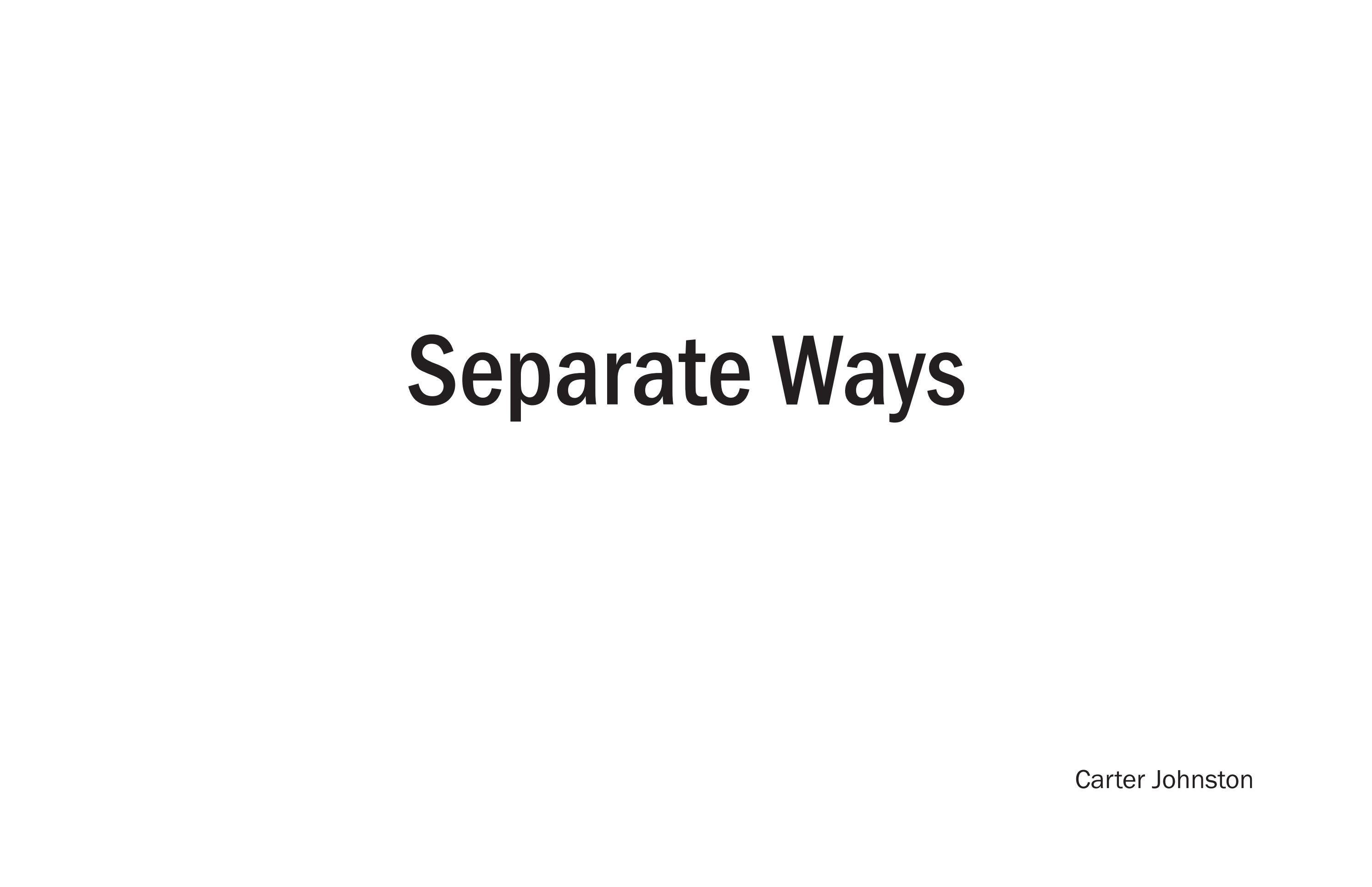 Rough Draft booklet by Carter Johnston - Issuu