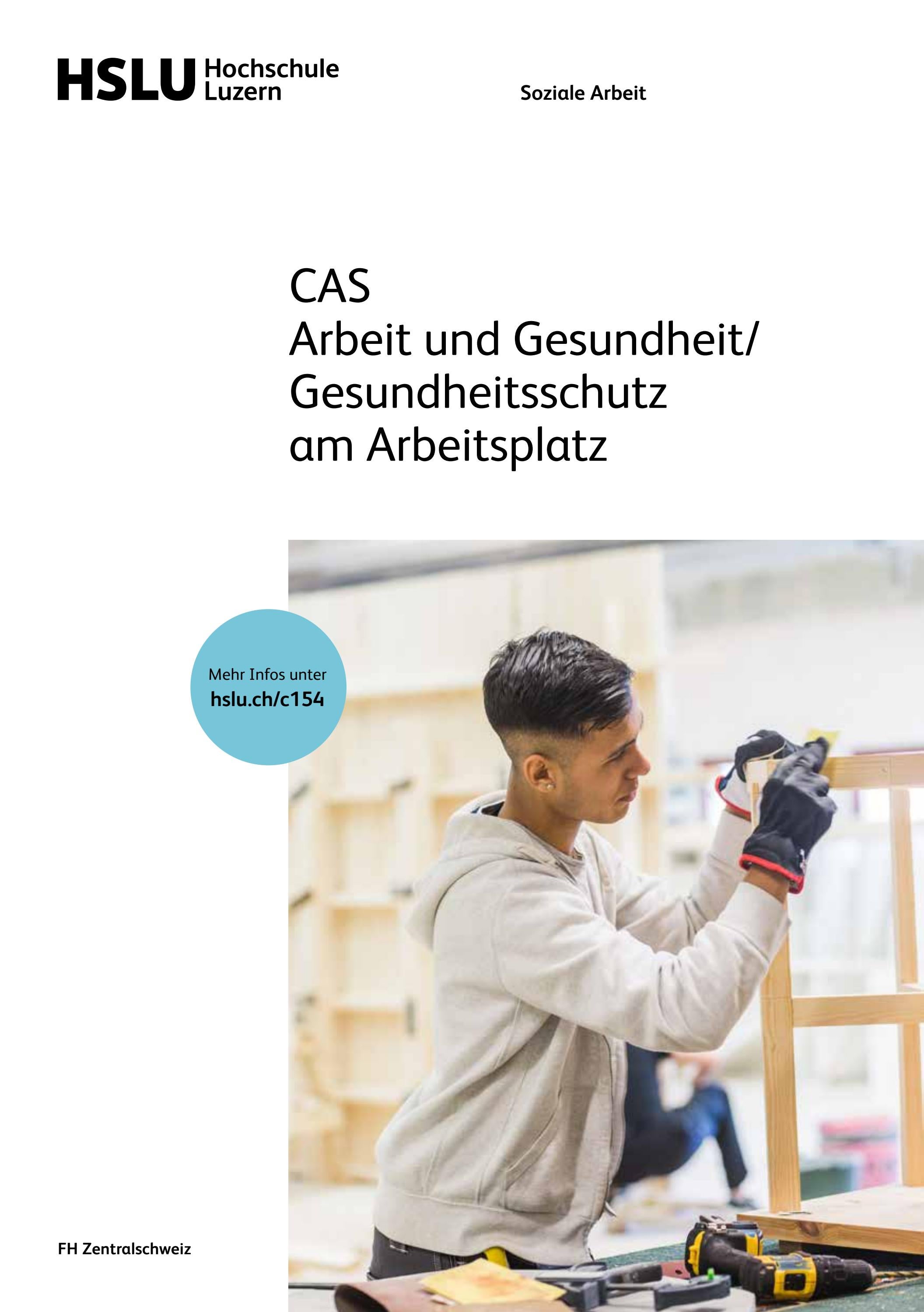 CAS Arbeit und Gesundheit/Gesundheitsschutz am Arbeitsplatz by ...