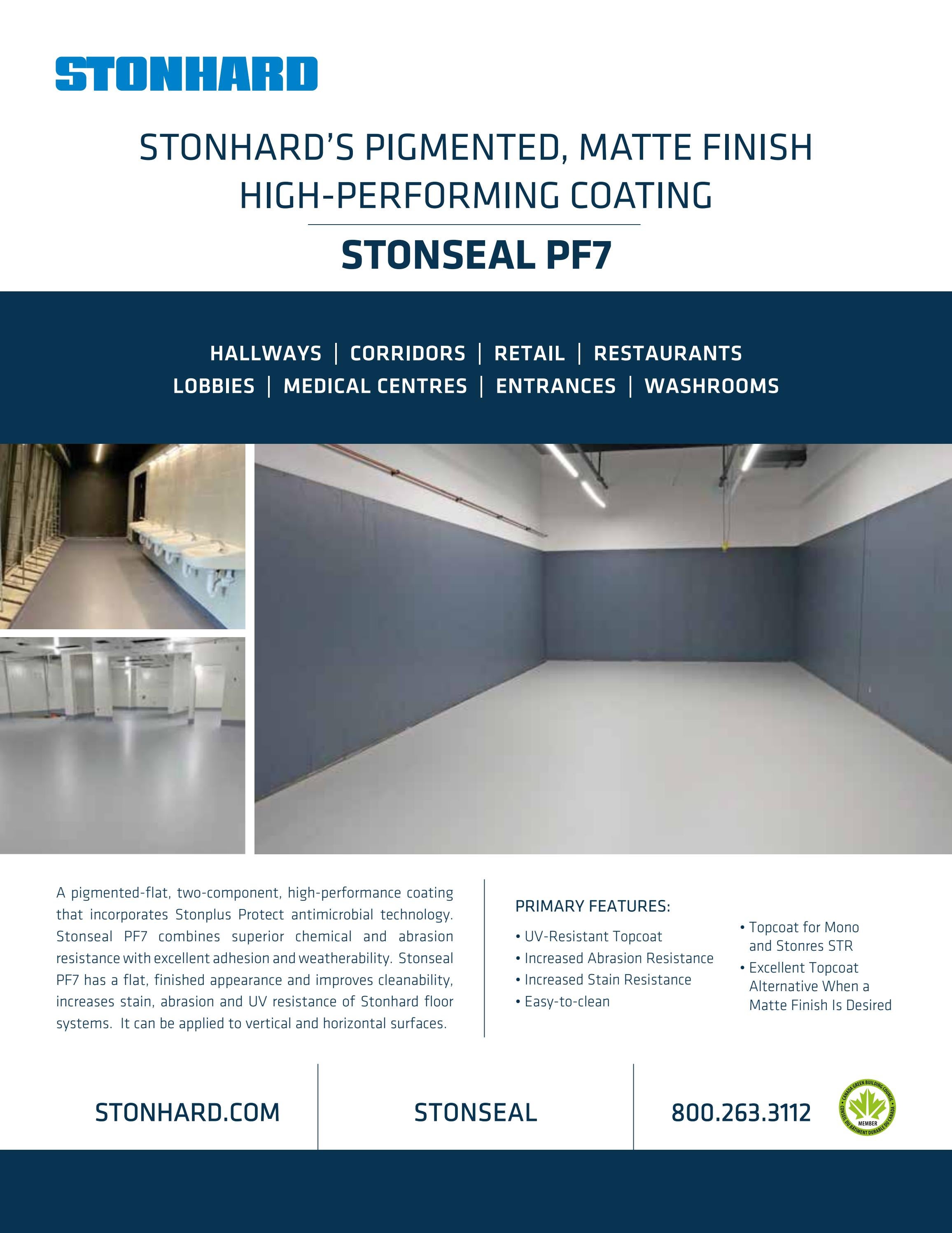 Stonseal PF7 Sales Flyer by stonhard_canada - Issuu