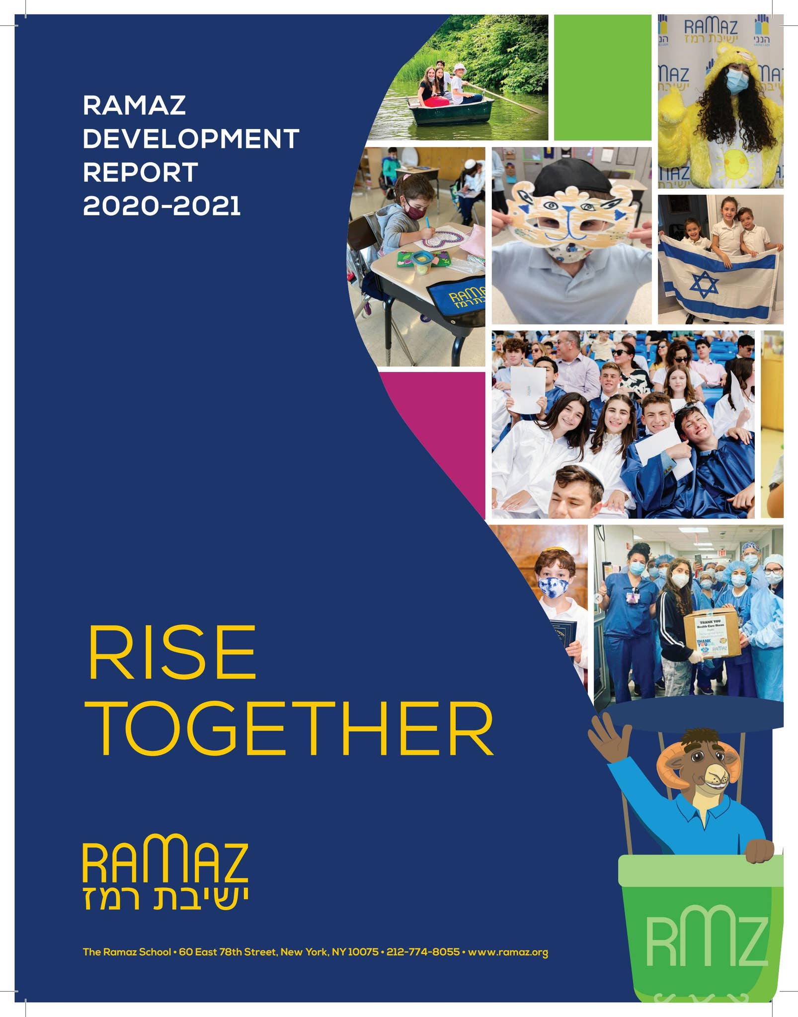 Ramaz Development Report 2020-2021 - Rise Together by Ramaz School - Issuu