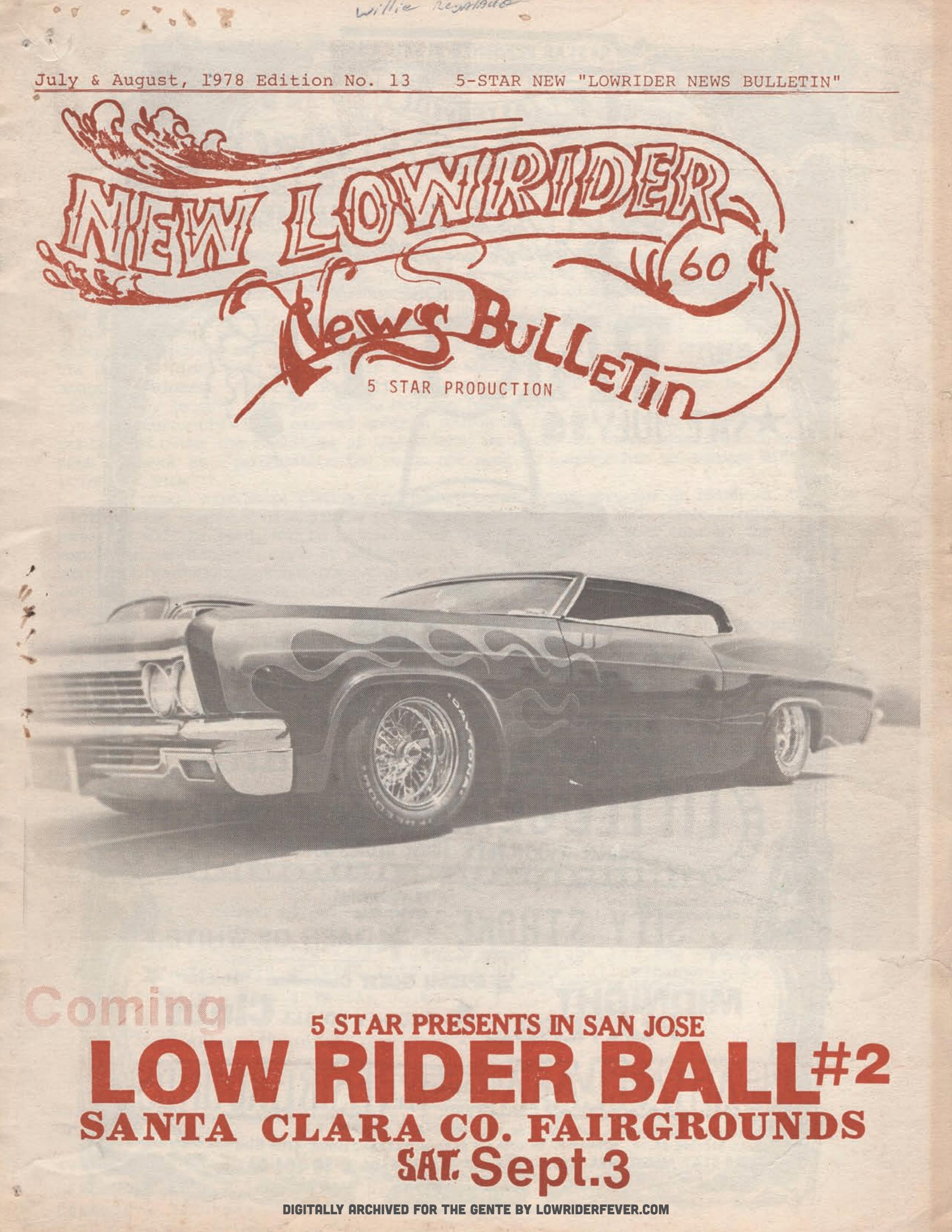 New Lowrider News Bulletin, 1978 by Lowrider Fever - Issuu