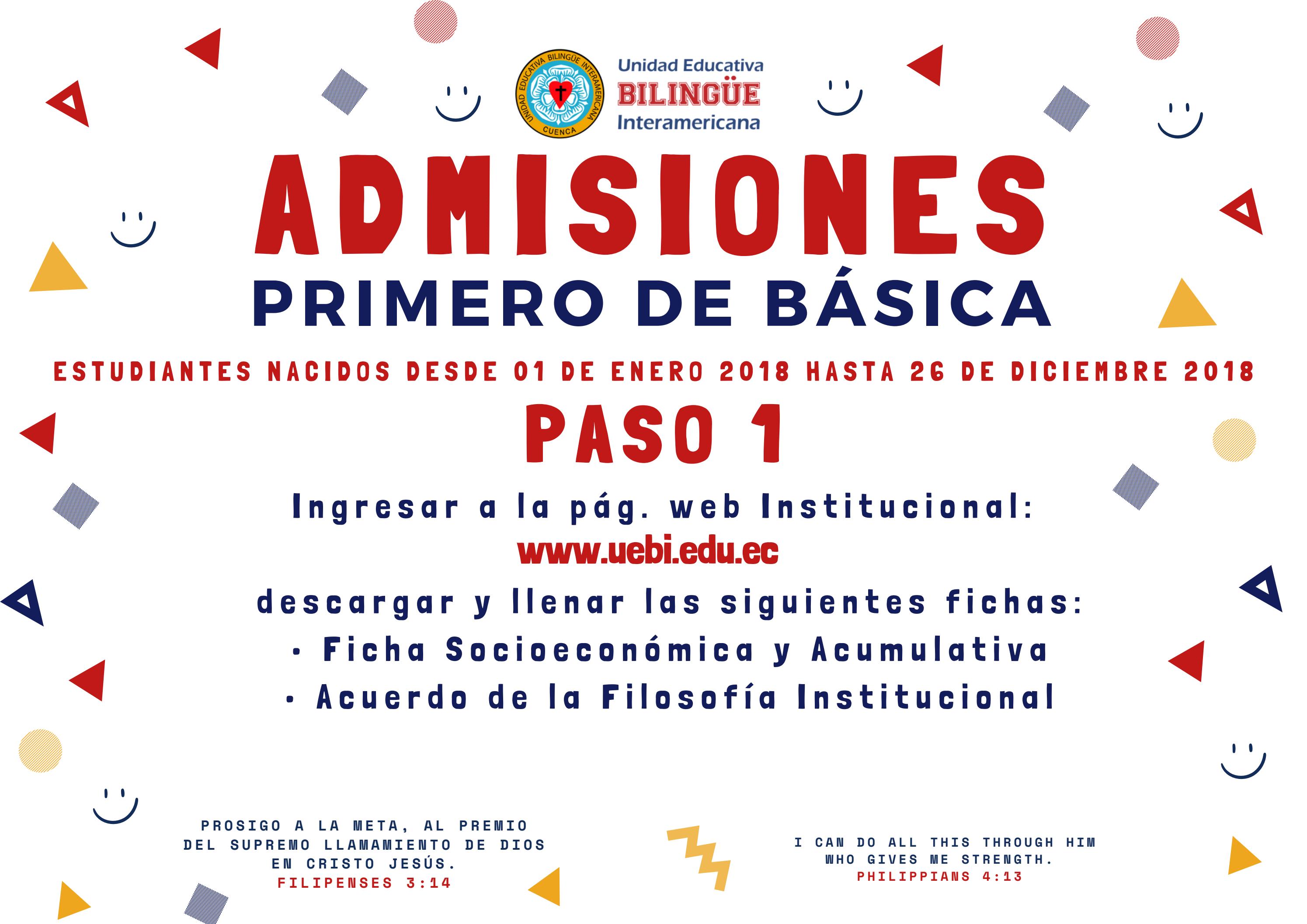 INSTRUCTIVO ADMISIONES 2023-2024 by Bilingüe Interamericano #UEBI - Issuu