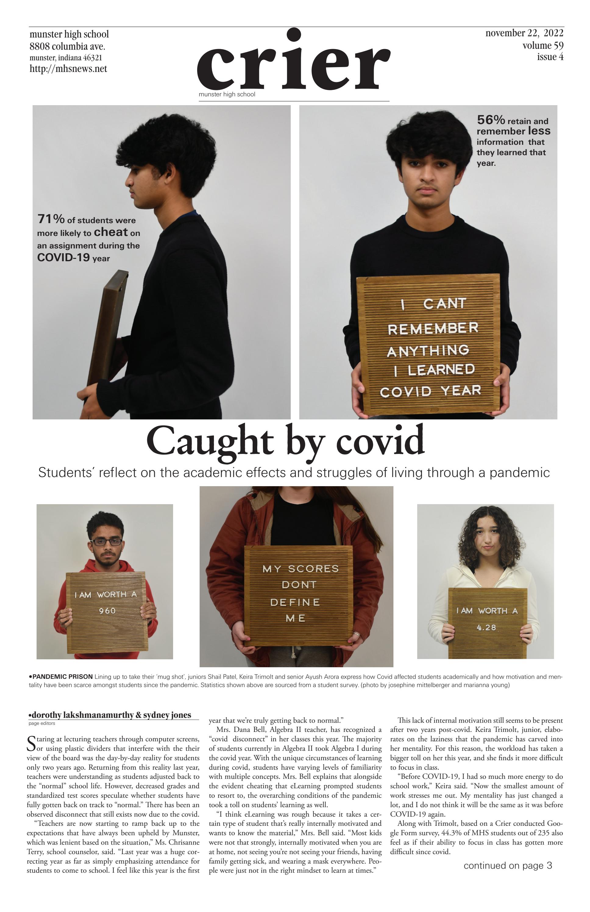MHS Crier | Issue 4 | 11.22.2022 by Munster High School Crier - Issuu