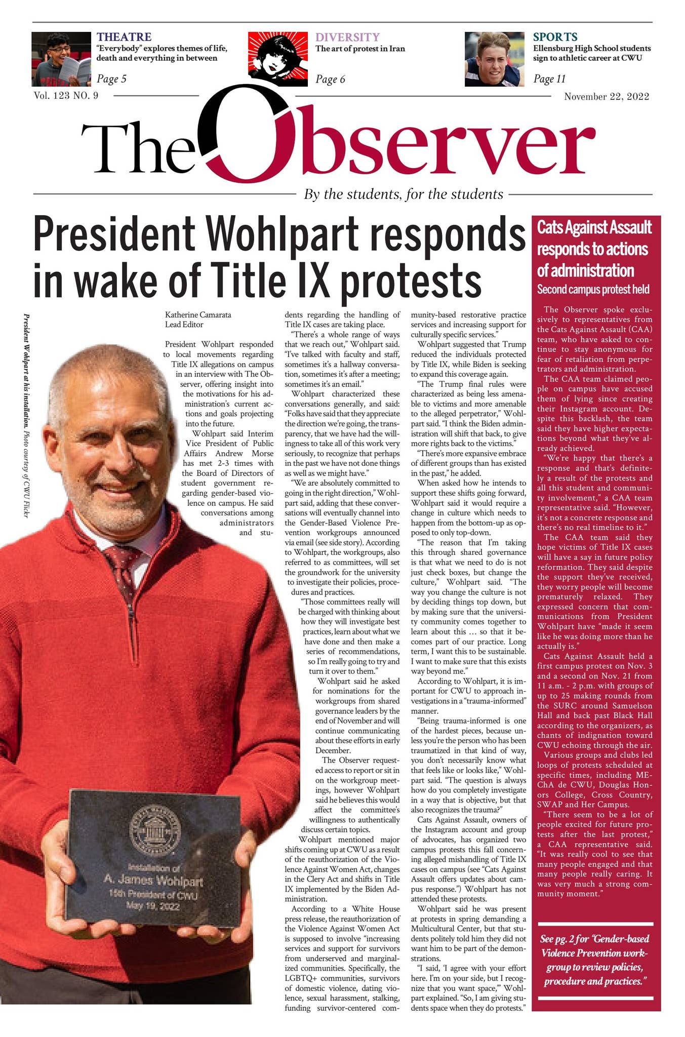 The Observer, Fall 2022 - Issue 9 by CWU Observer - Issuu