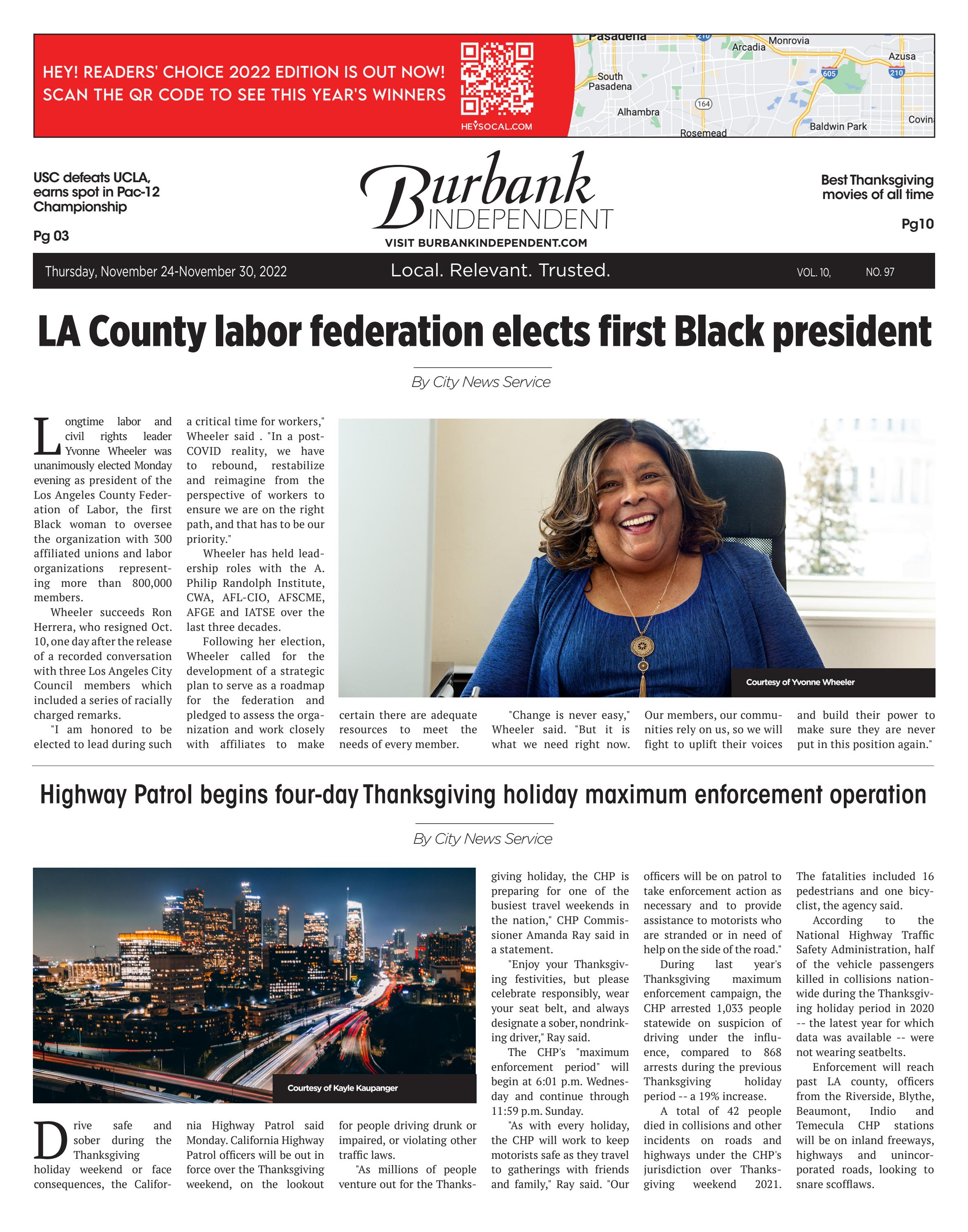 Burbank Independent_11/23/2022 by Beacon Media News - Issuu