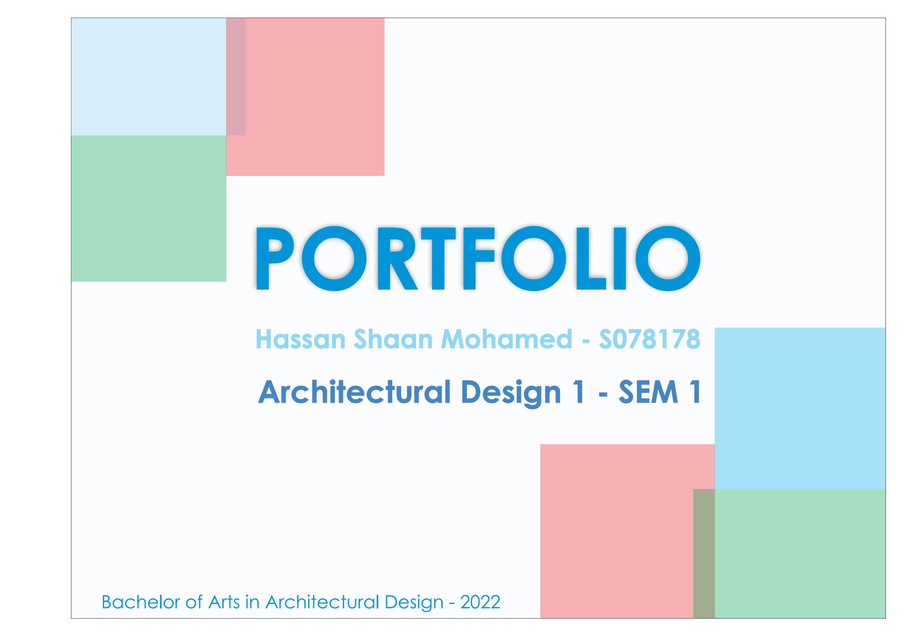 Portfolio - Design Project I by Hassan Shaan - Issuu
