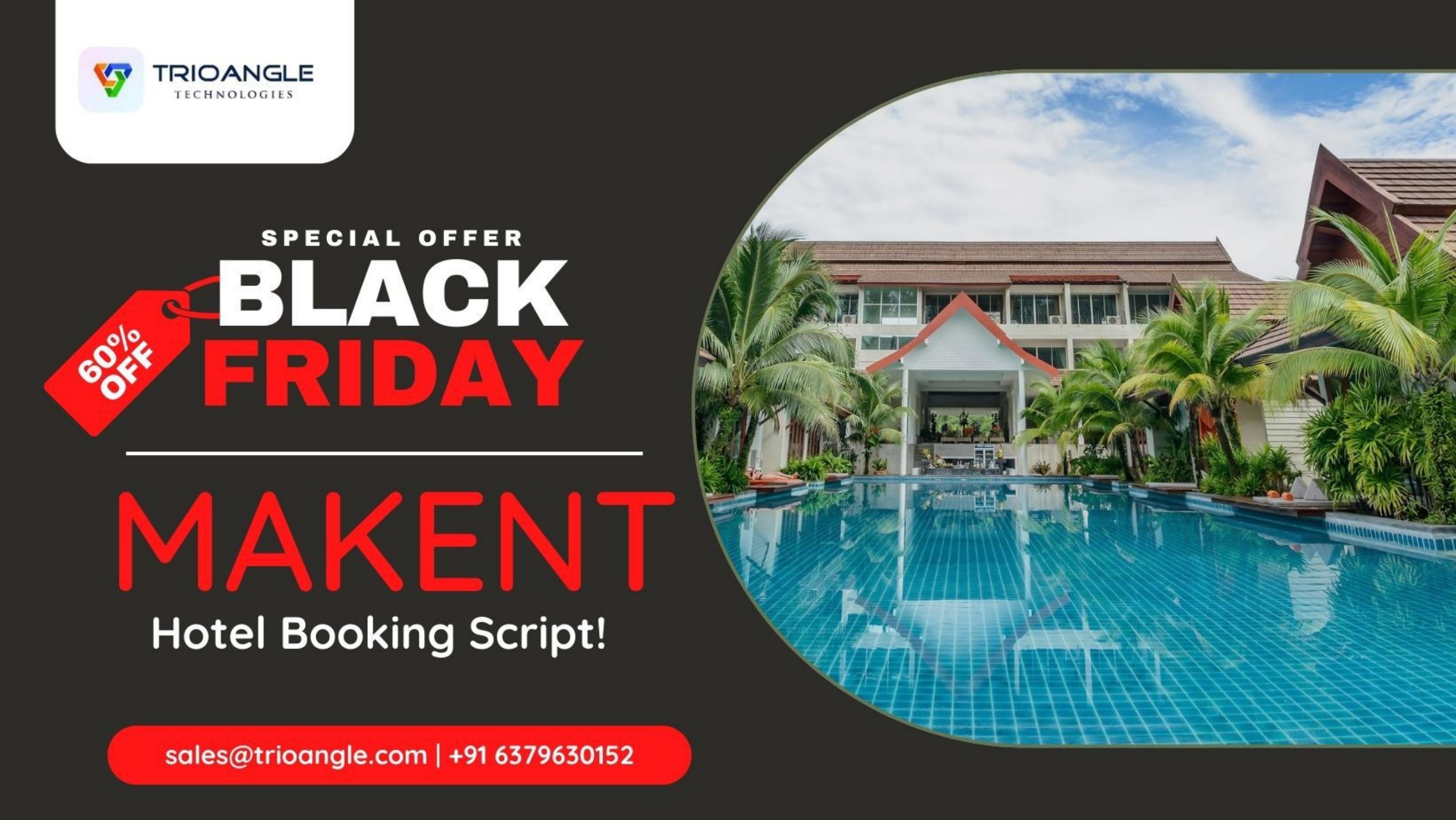 Black Friday Flat 60% Off For Makent- Hotel Booking Script! by ...